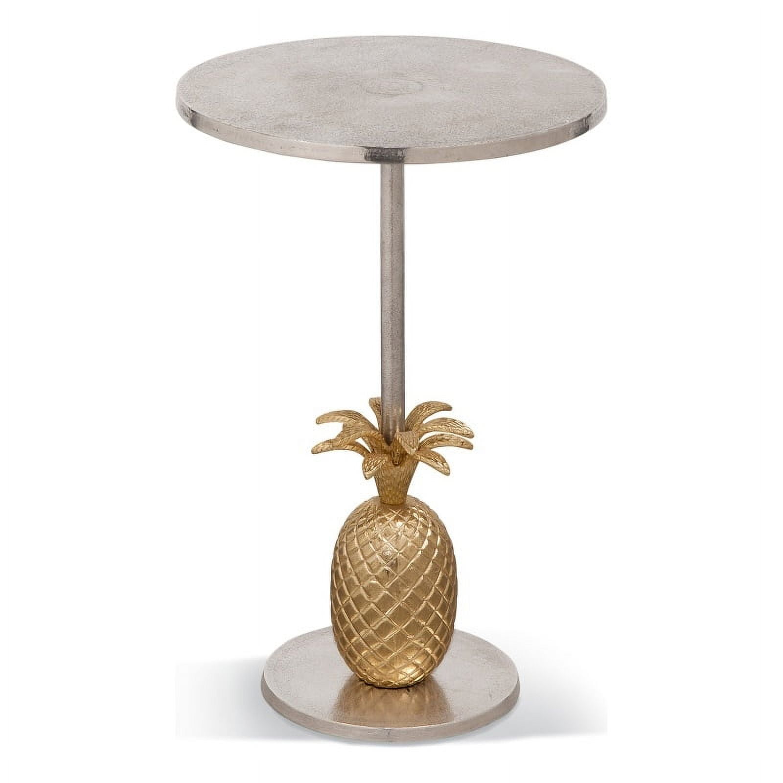 Palma Metal Scatter Table in Gold - Walmart.com