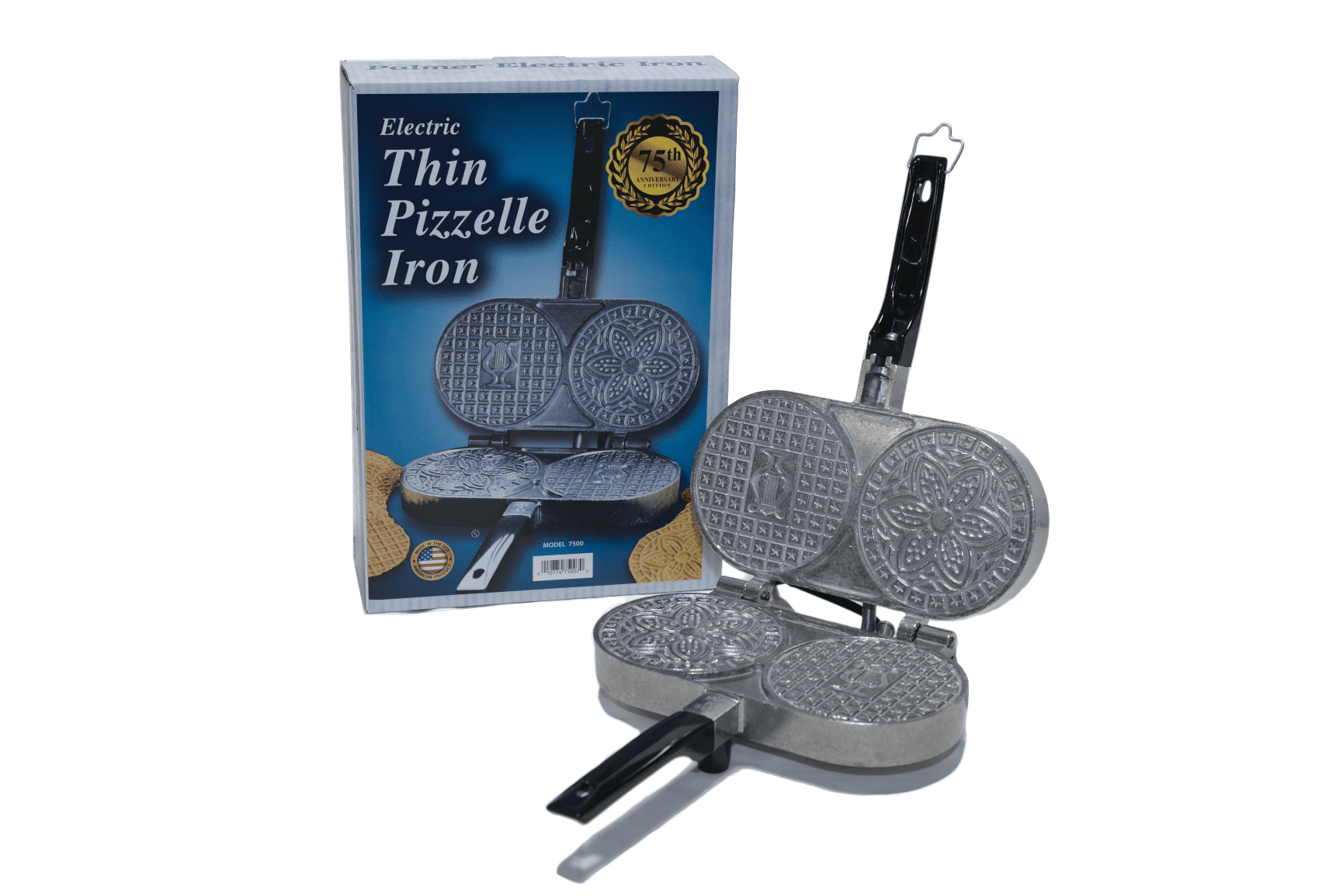 Palmer 7500 Extra Thin Pizzelle Iron - Made in USA - Walmart.com