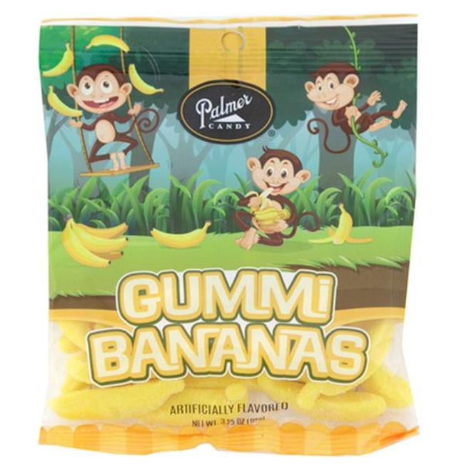 Palmer Candy Gummi Bananas Candy,3 Pack, 3.25 oz per Bag - Walmart.com