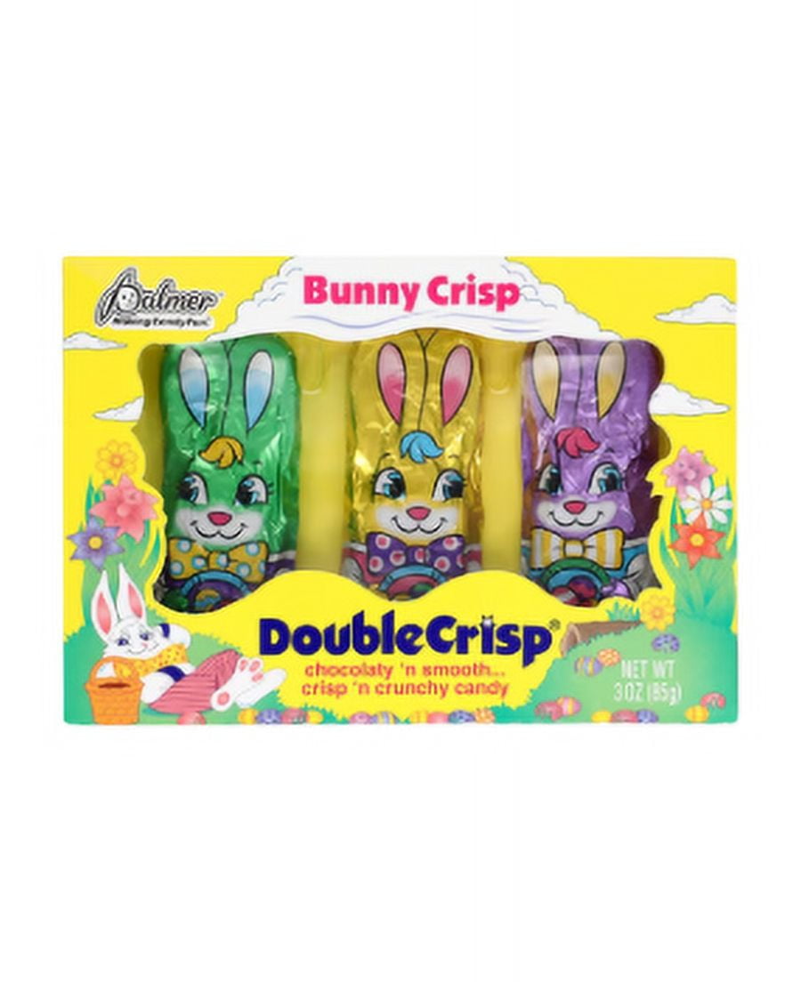 Palmer Double Crisp Chocolate Bunnies – 2 Pack (3 oz Each) – Crunchy ...