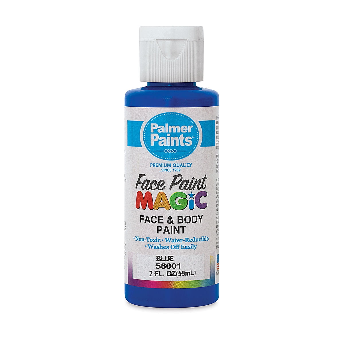 Palmer Face Paint - Blue, 2 oz bottle - Walmart.com