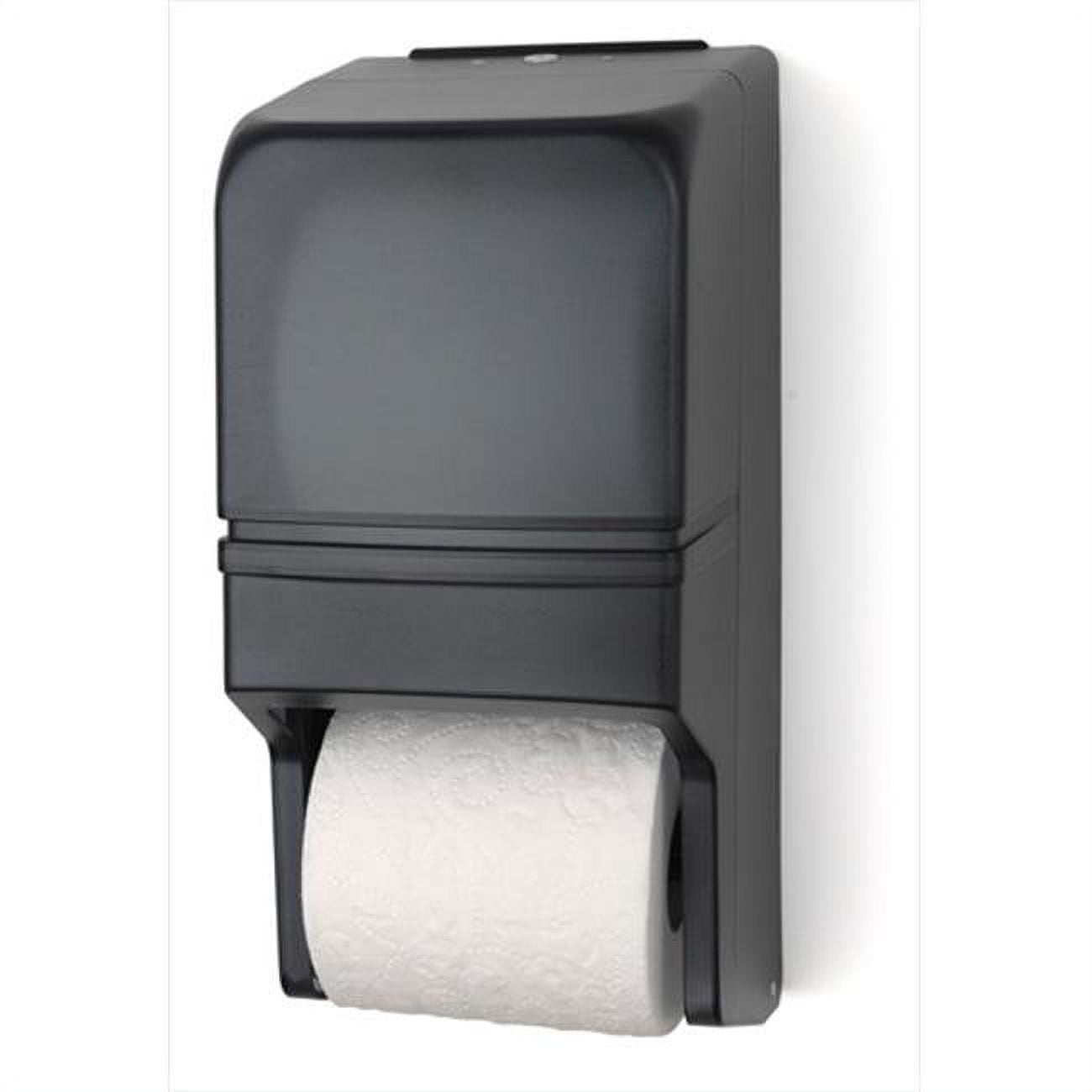 Palmer Fixture Twin Toilet Roll Dispenser for 5"" Rolls Vertical ...