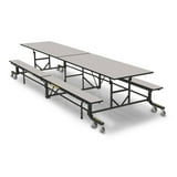 Palmer Hamilton LLC Folding Bench Cafeteria Table - Walmart.com
