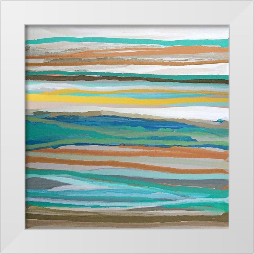 Palmer, Ruth 12x12 White Modern Wood Framed Museum Art Print Titled - Room to Breathe II ...
