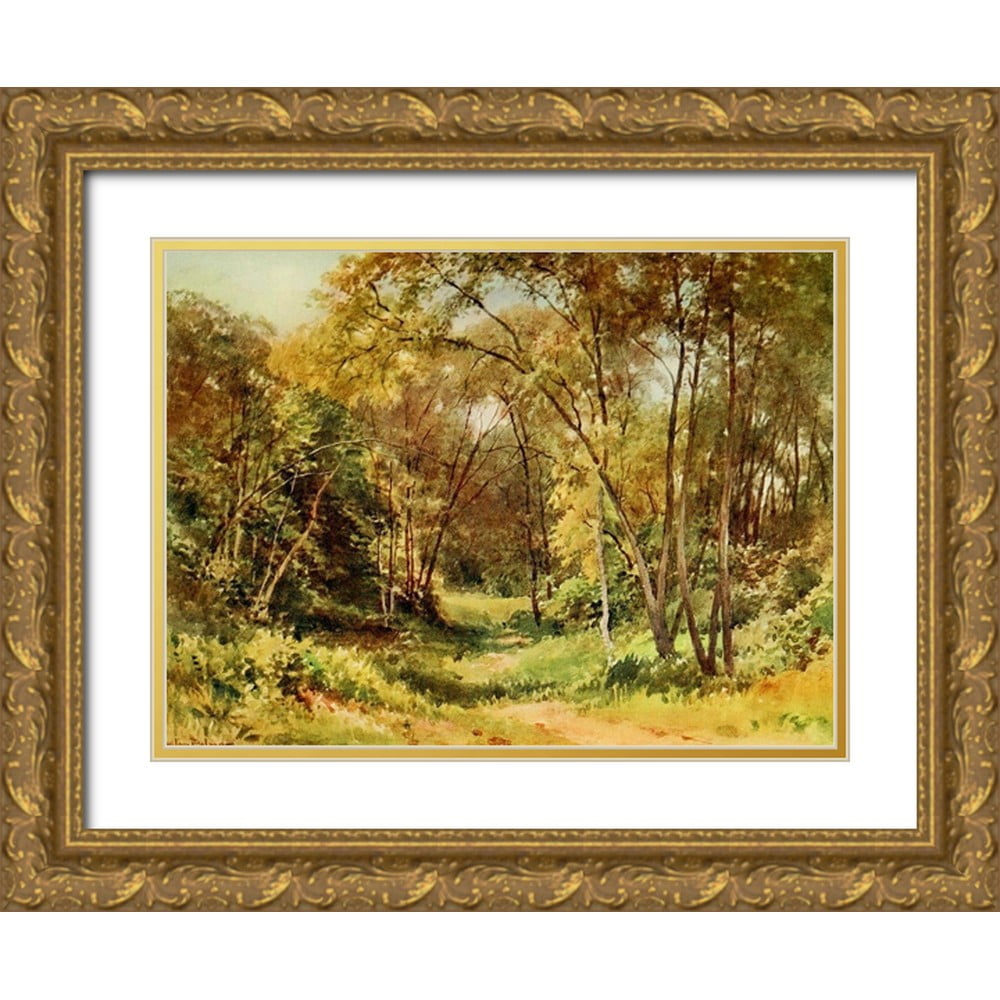 Palmer, Sutton 14x11 Gold Ornate Wood Framed with Double Matting Museum ...