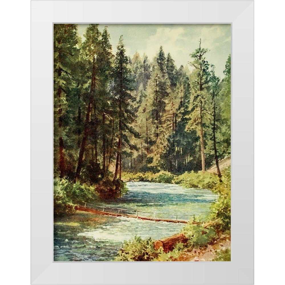 Palmer, Sutton 14x18 White Modern Wood Framed Museum Art Print Titled ...