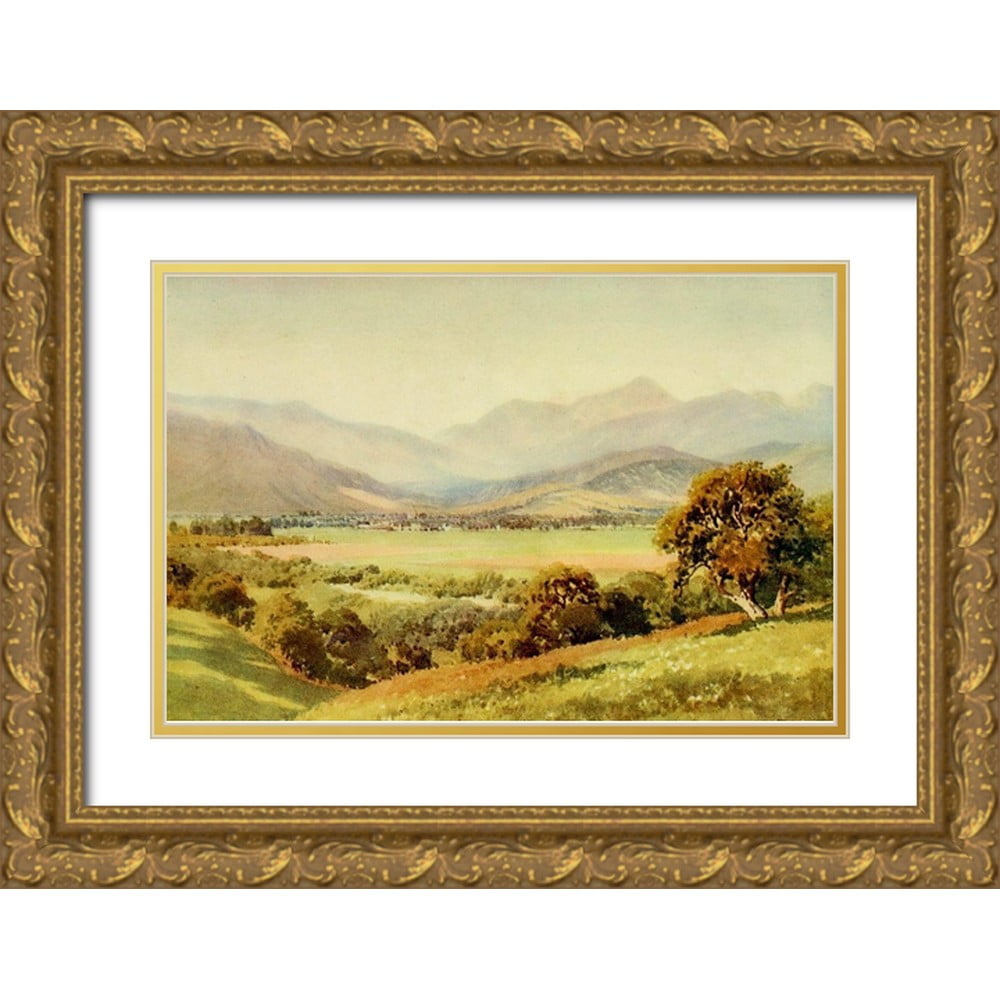 Palmer, Sutton 24x17 Gold Ornate Wood Framed with Double Matting Museum ...