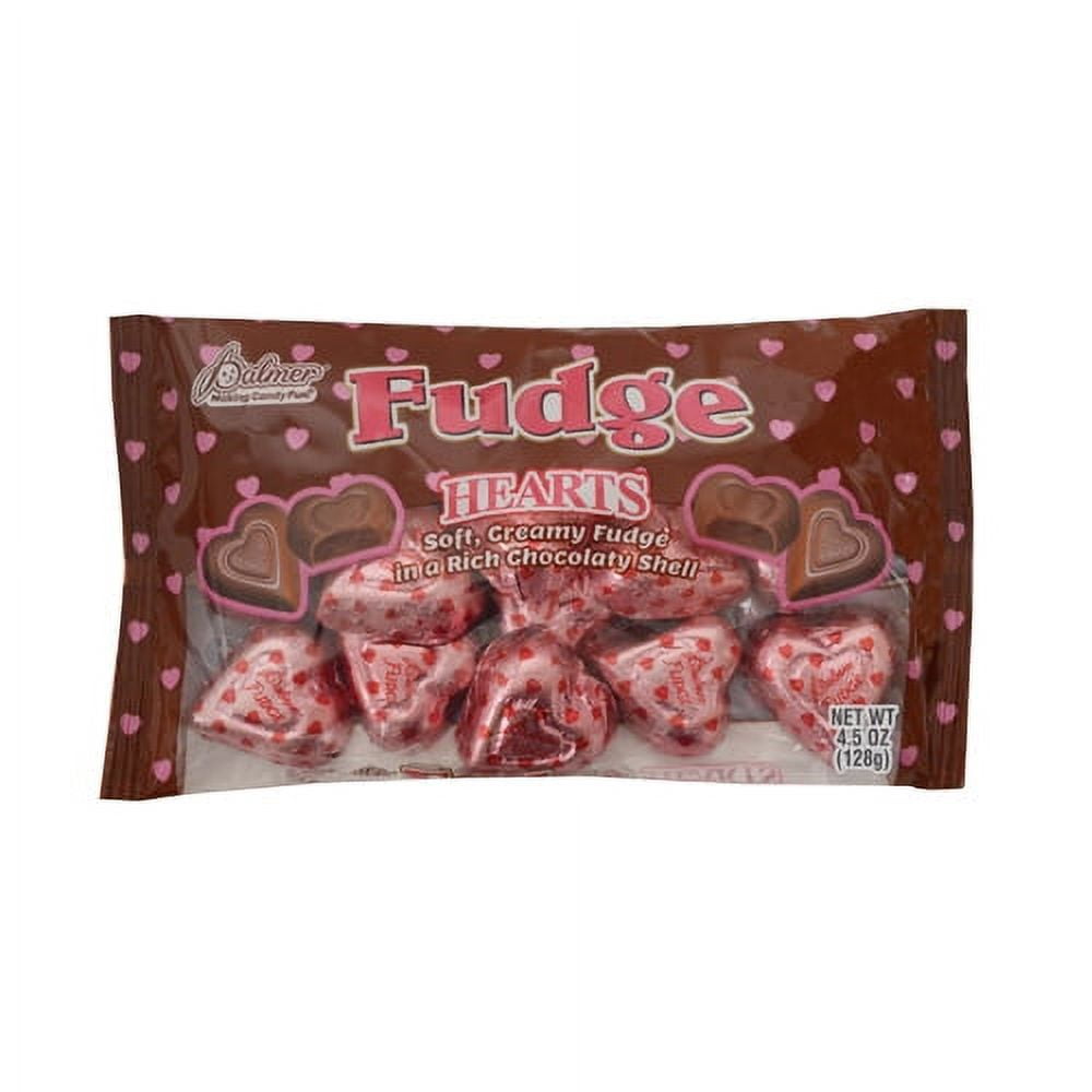 Palmer Valentine's Chocolate - Fudge Hearts 4.5 oz - Walmart.com