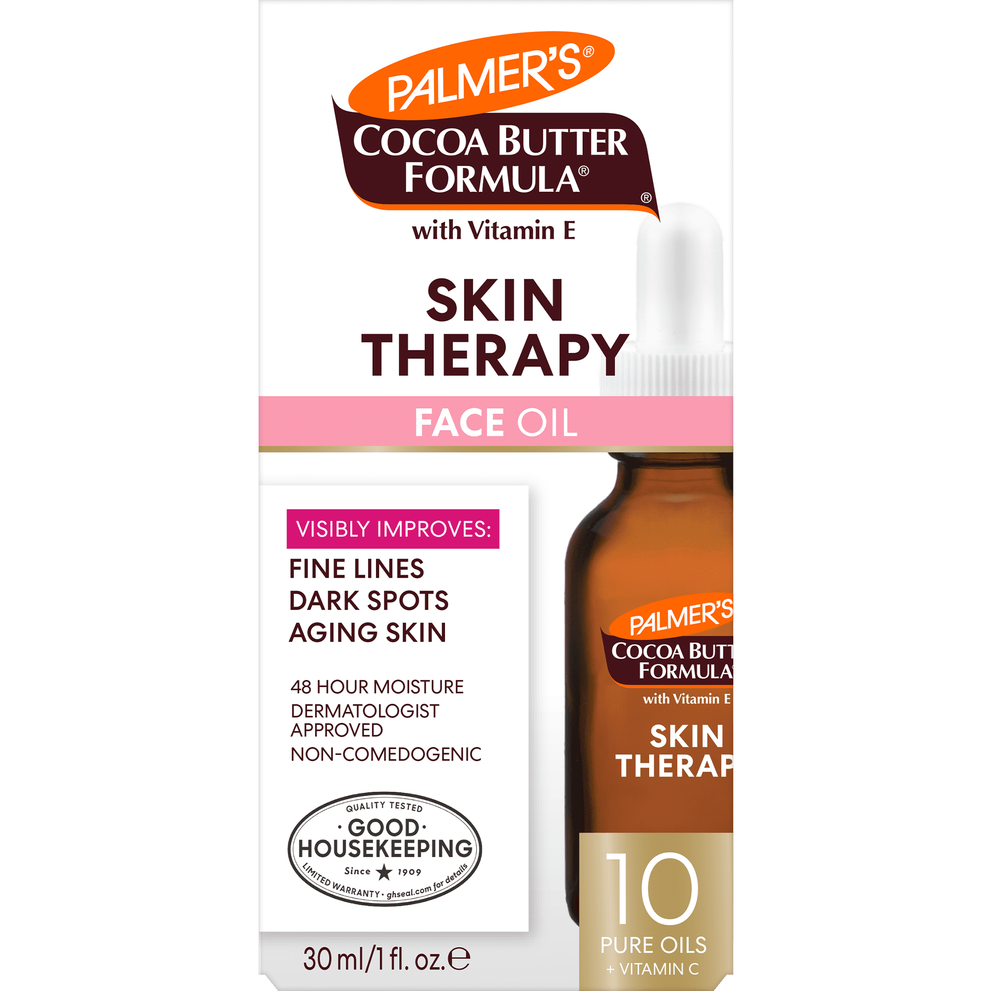 Palmer's Cocoa Butter Formula Skin Therapy Oil for Face with Rosehip ...