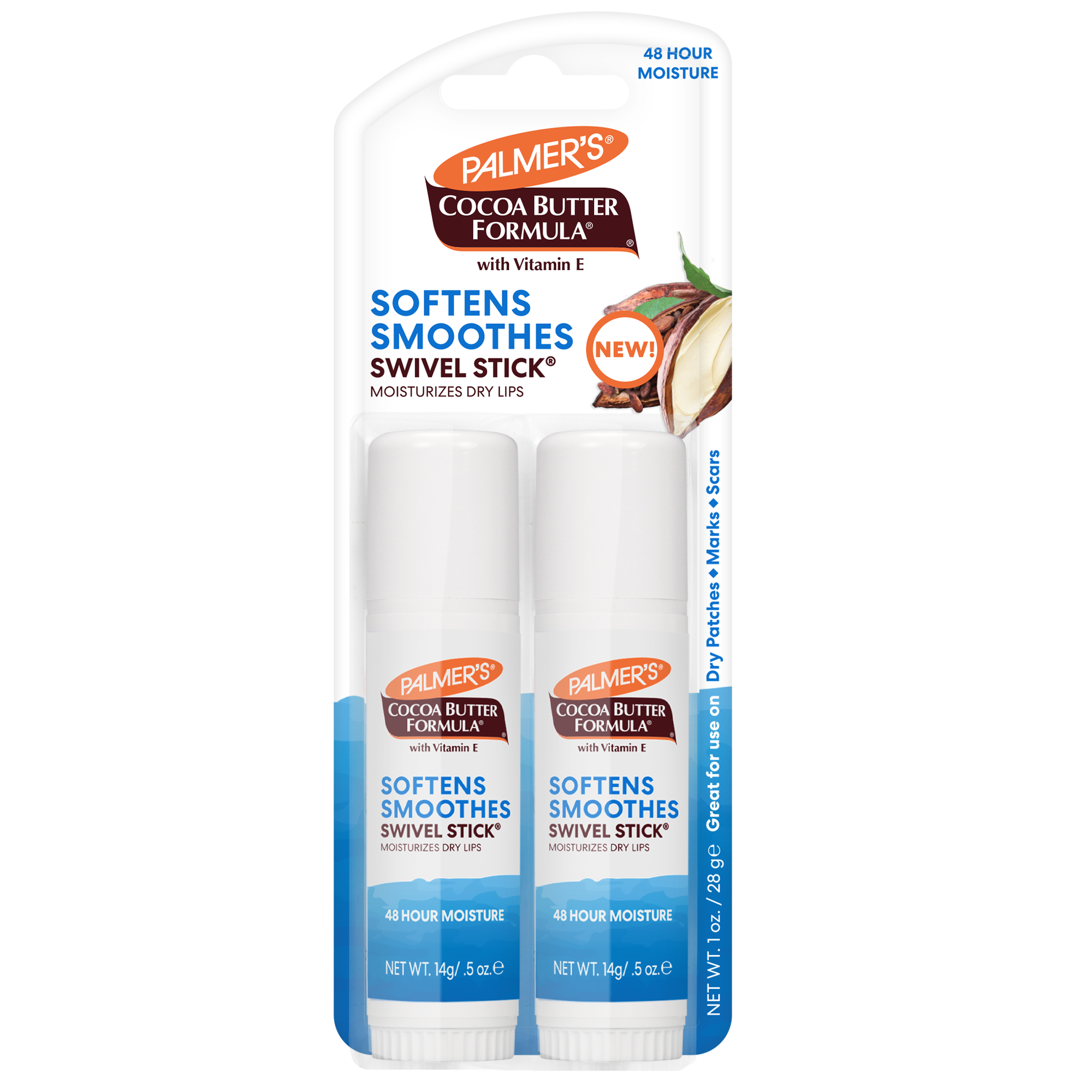 Palmer's Coconut Oil Formula Twin Swivel Stick - Walmart.com