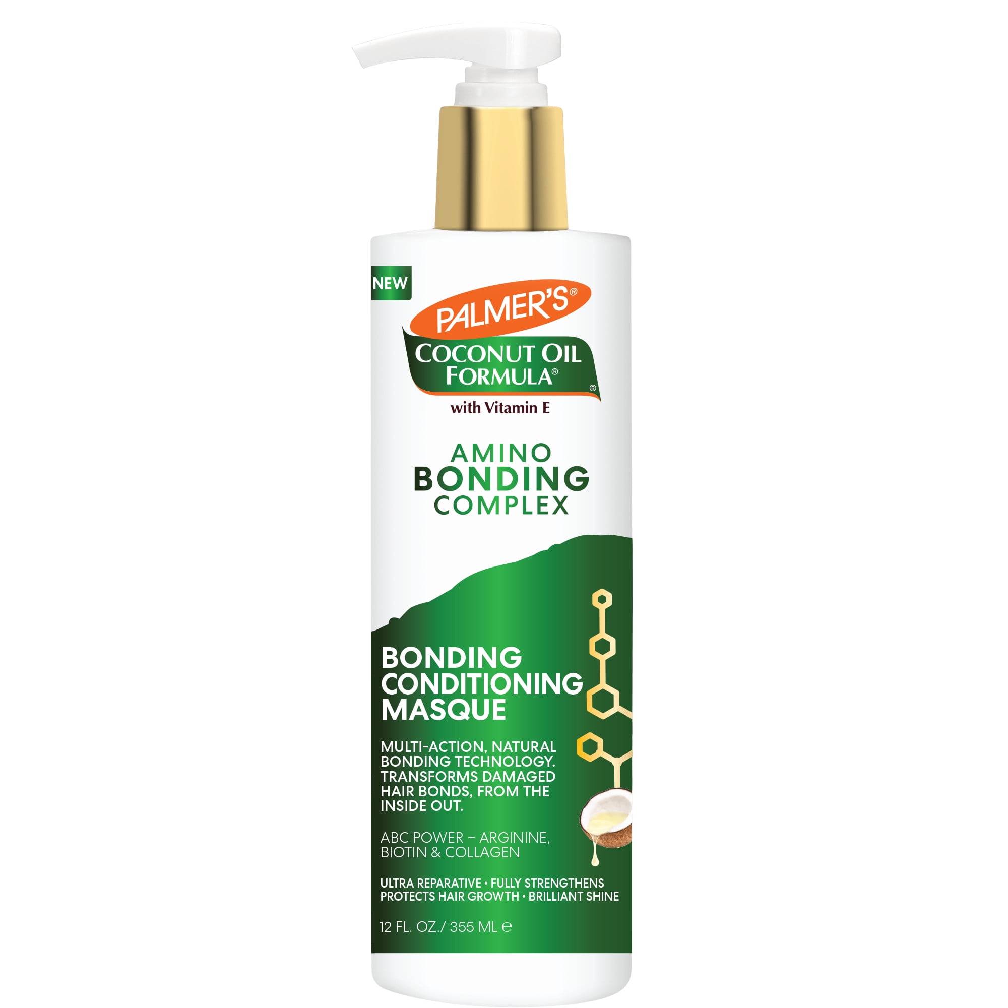 Palmer's Coconut Oil Bonding Conditioning Mask for Damaged Hair, Repair ...