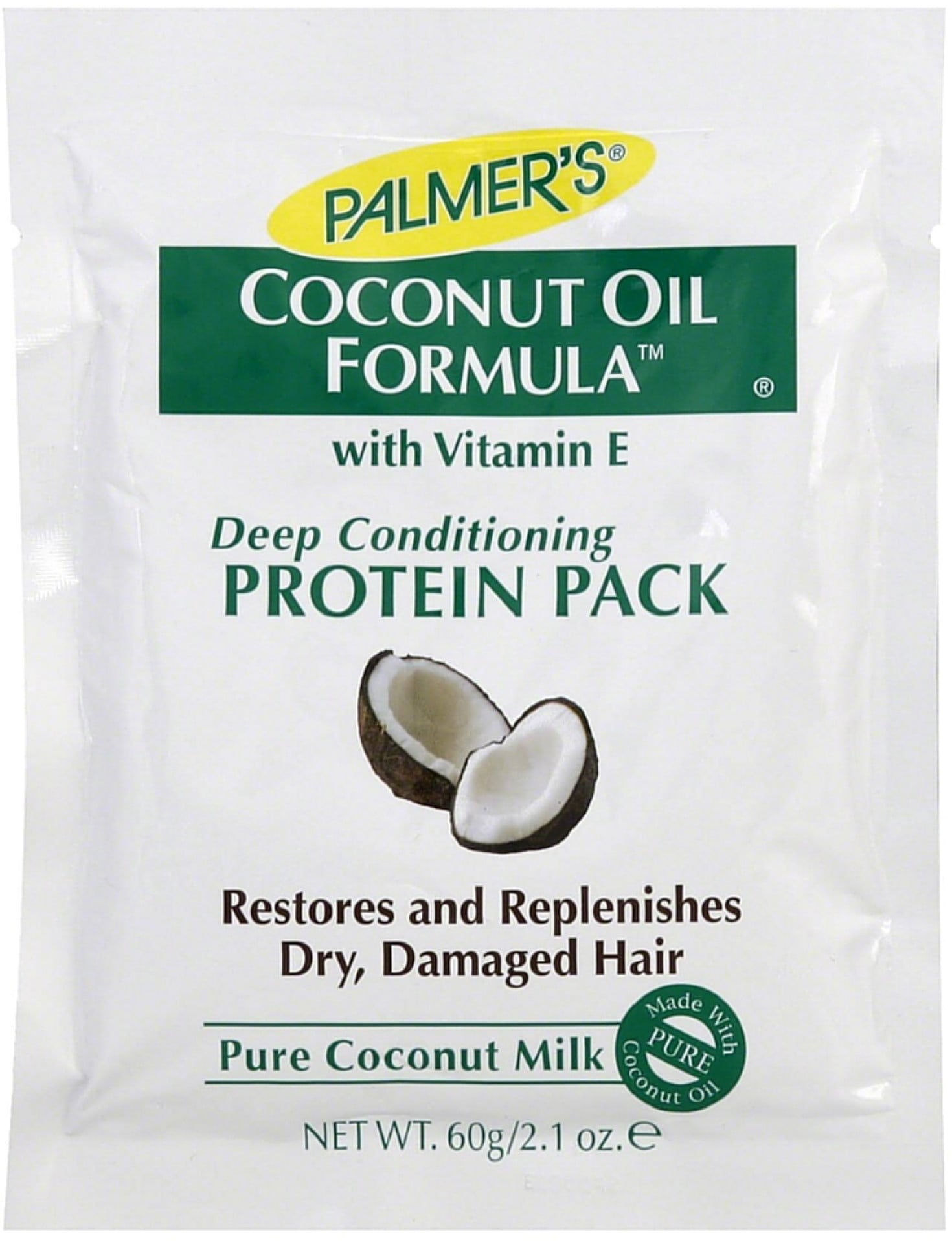 Palmer's Coconut Oil Formula Deep Conditioning Protein Pack 2.10 oz ...