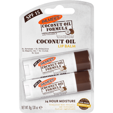 Equate 2-in-1 Original SPF 15 Moisture Lip Balm, 0.7 oz, 5 Count ...