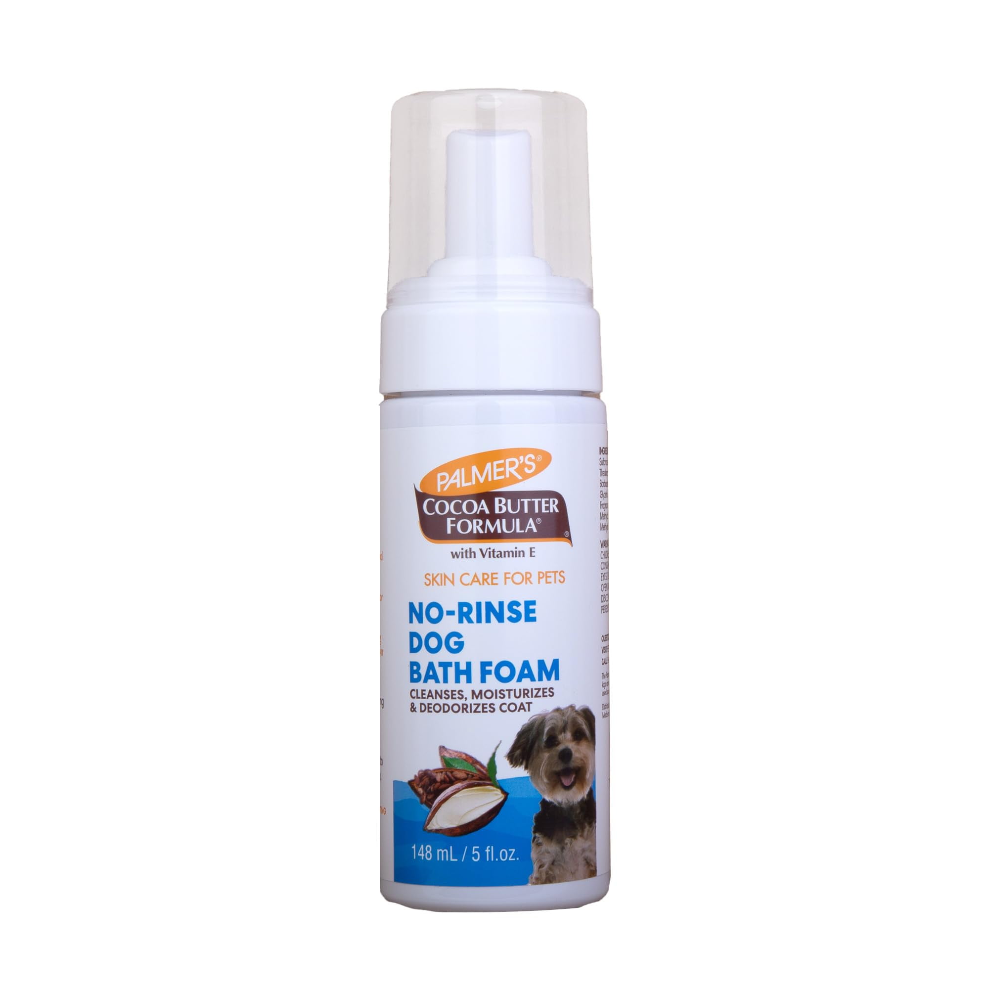 Palmer's for Pets Bath Foam with Cocoa Butter; Waterless Dog Grooming ...