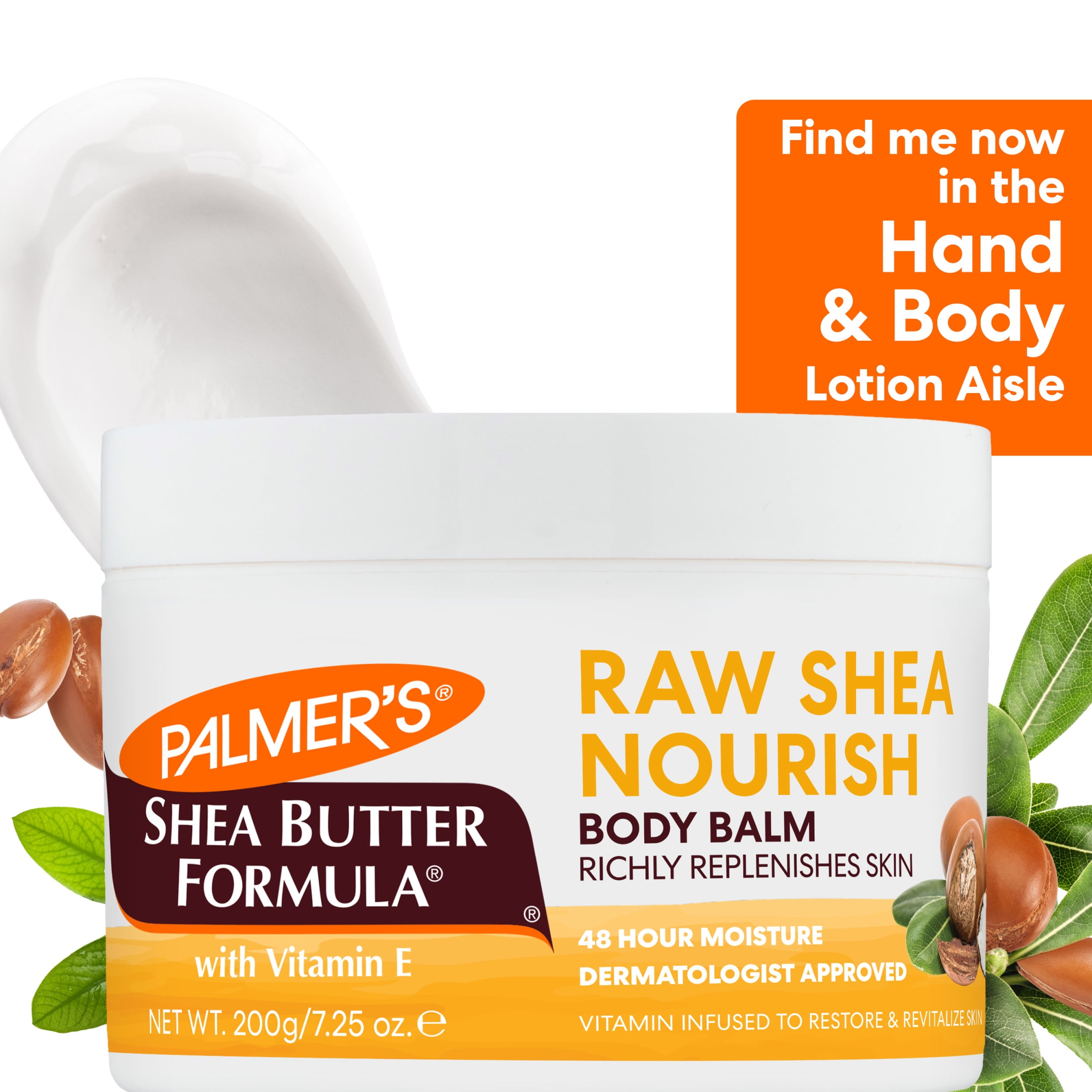 Palmer's Shea Butter Formula Raw Shea Nourishing Body Balm, 7.25 oz ...