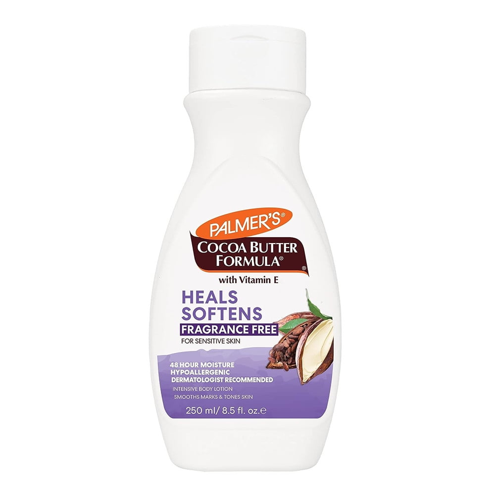Palmers Cocoa Butter Formula Heals Softens Fragrance Free Body Lotion ...