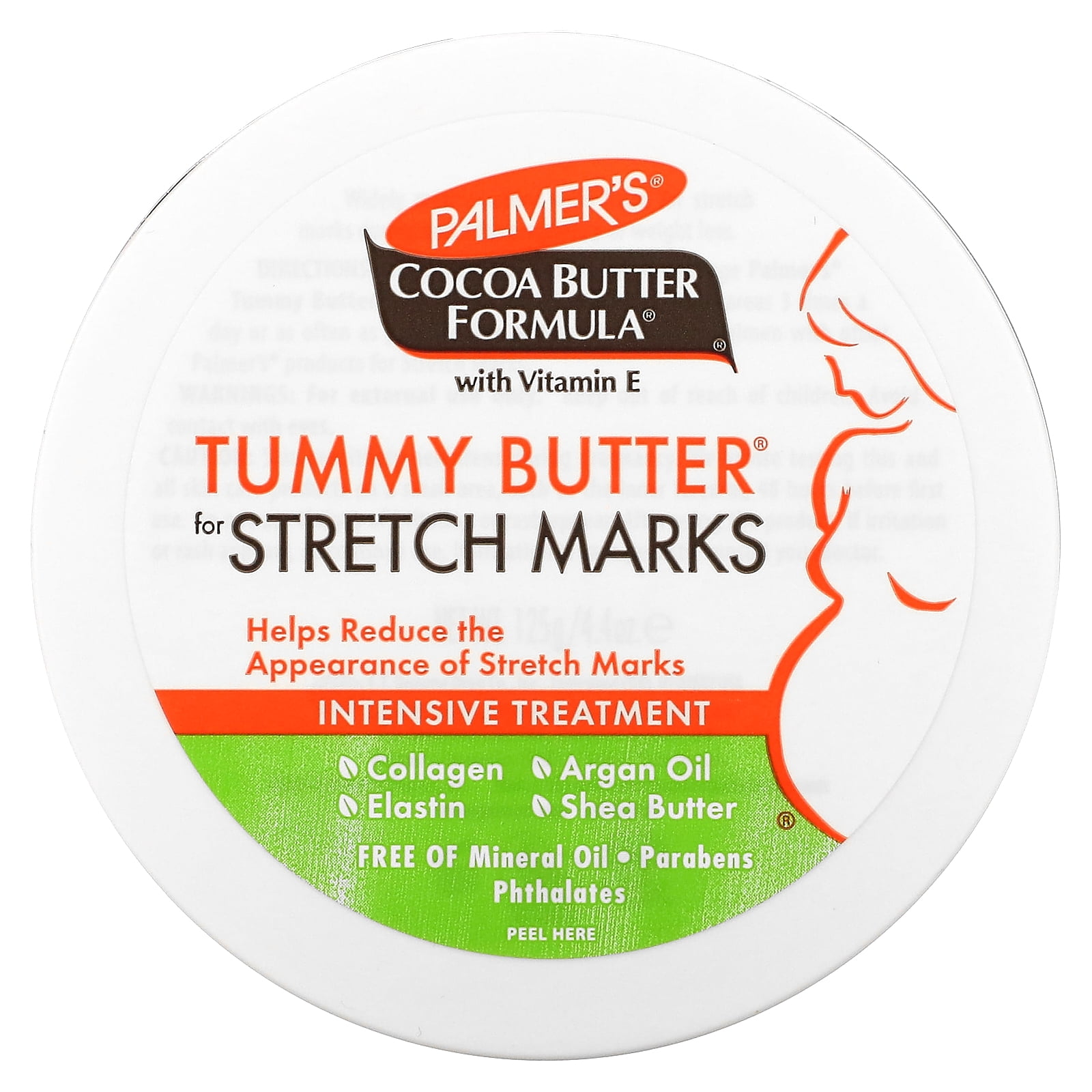 Palmers Pregnancy Cream, Cocoa Butter with Vitamin E, Tummy Butter, 4.4 ...