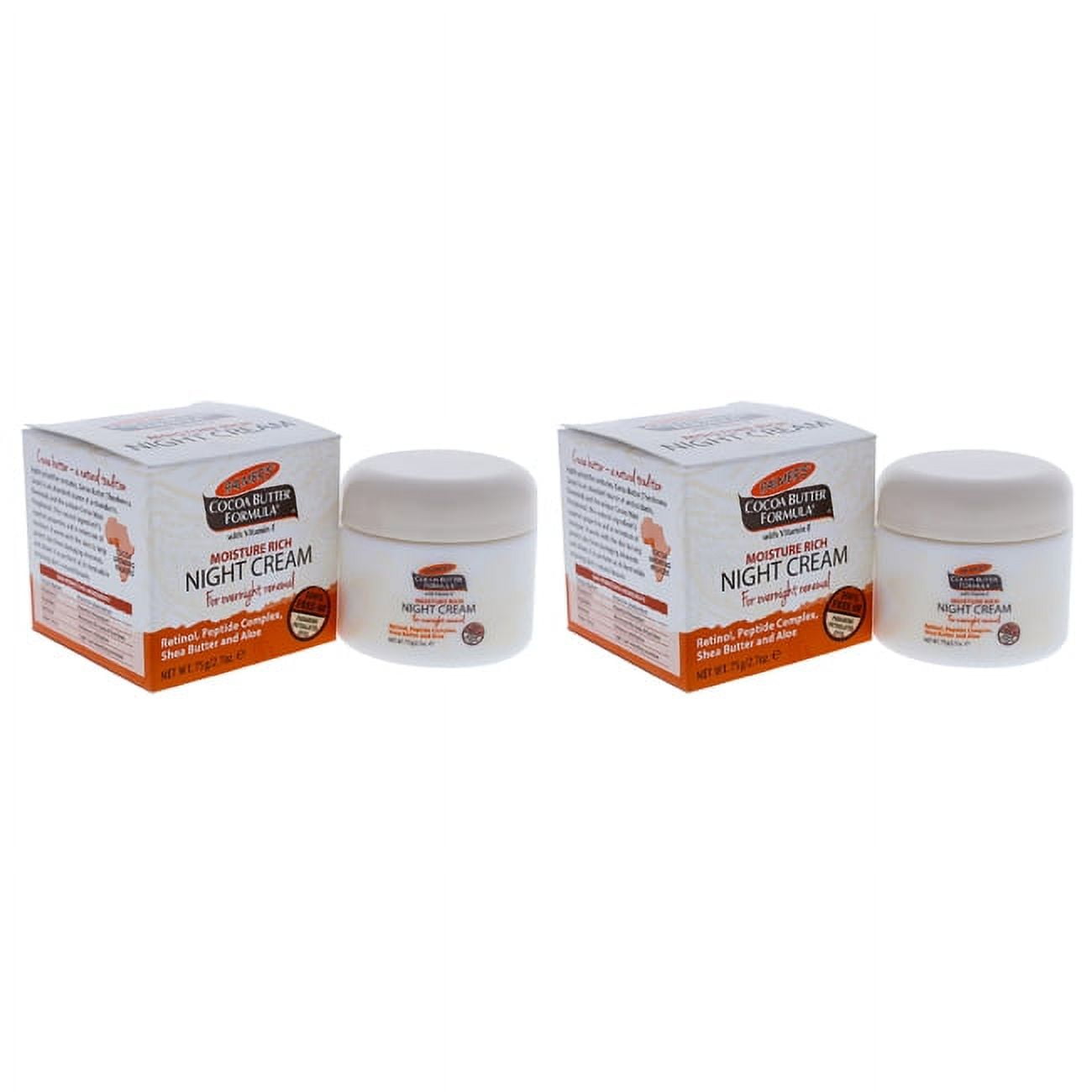Palmers Cocoa Butter Moisture Rich Night Cream - Pack of 2 2.7 oz ...