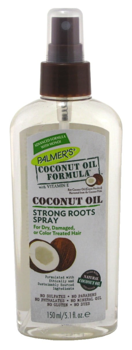 Palmers Coconut Oil Strong Roots Spray 5.1oz (Pack of 3) - Walmart.com