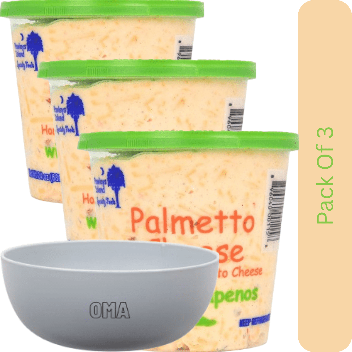 Palmetto Cheese Jalapeño Pimento Cheese Spread, Creamy Southern Classic ...