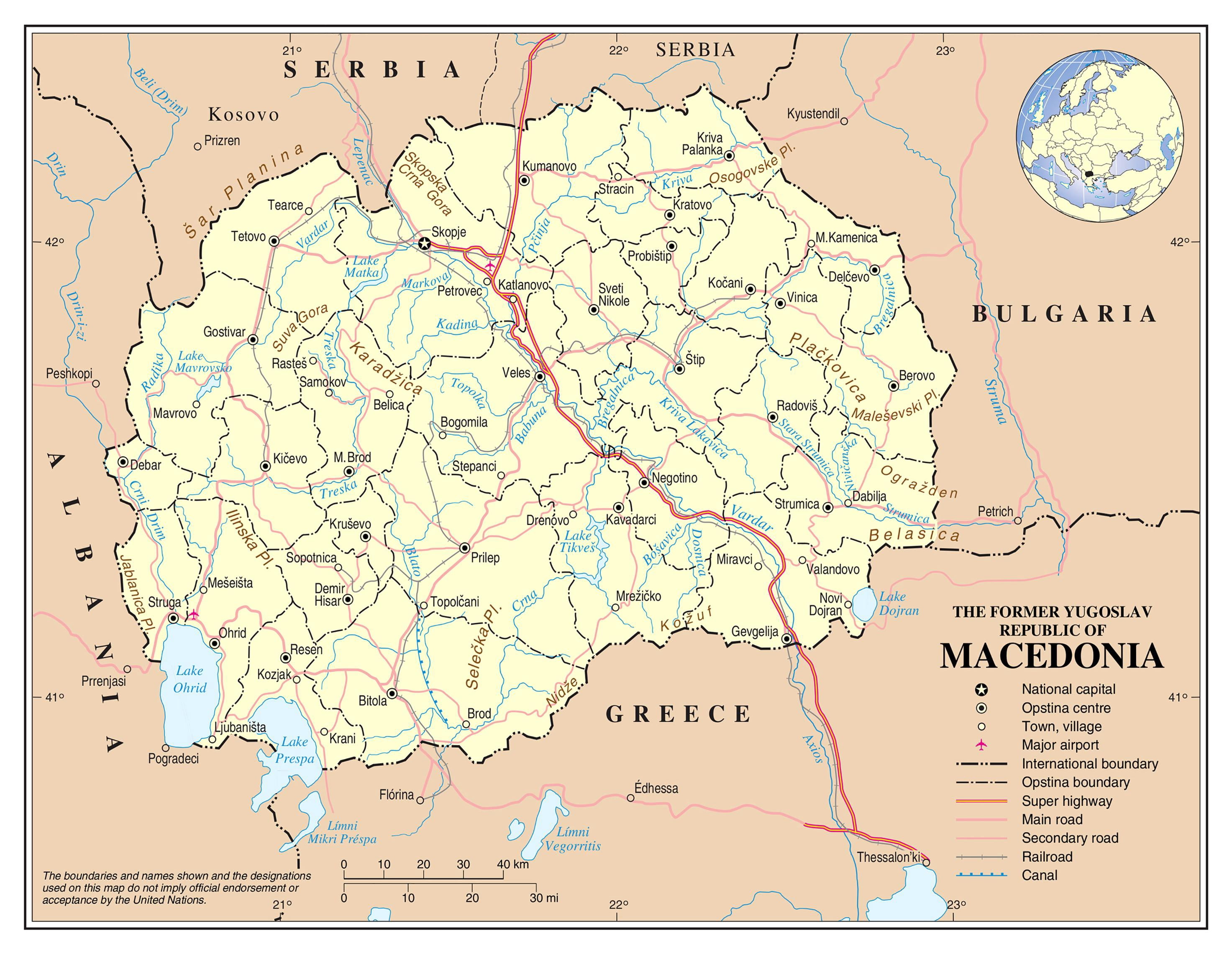 Palmetto Posters 24x31 Laminated Poster: Large detailed political and ...