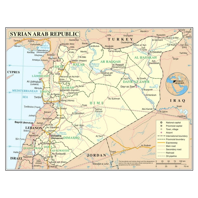 Palmetto Posters 24x31 Laminated Poster: Large detailed political and ...