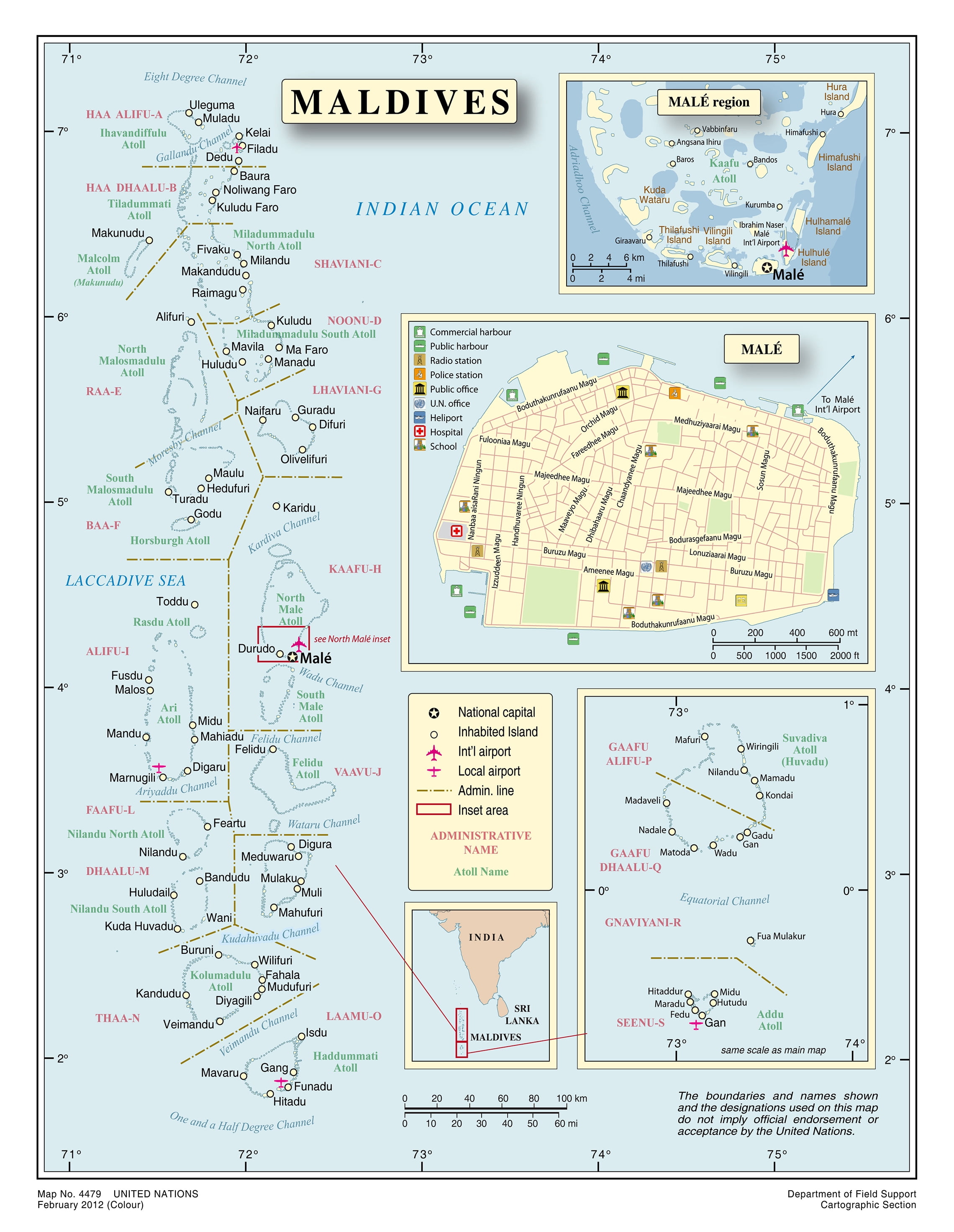 Palmetto Posters 24x31 Laminated Poster: Large detailed political map ...