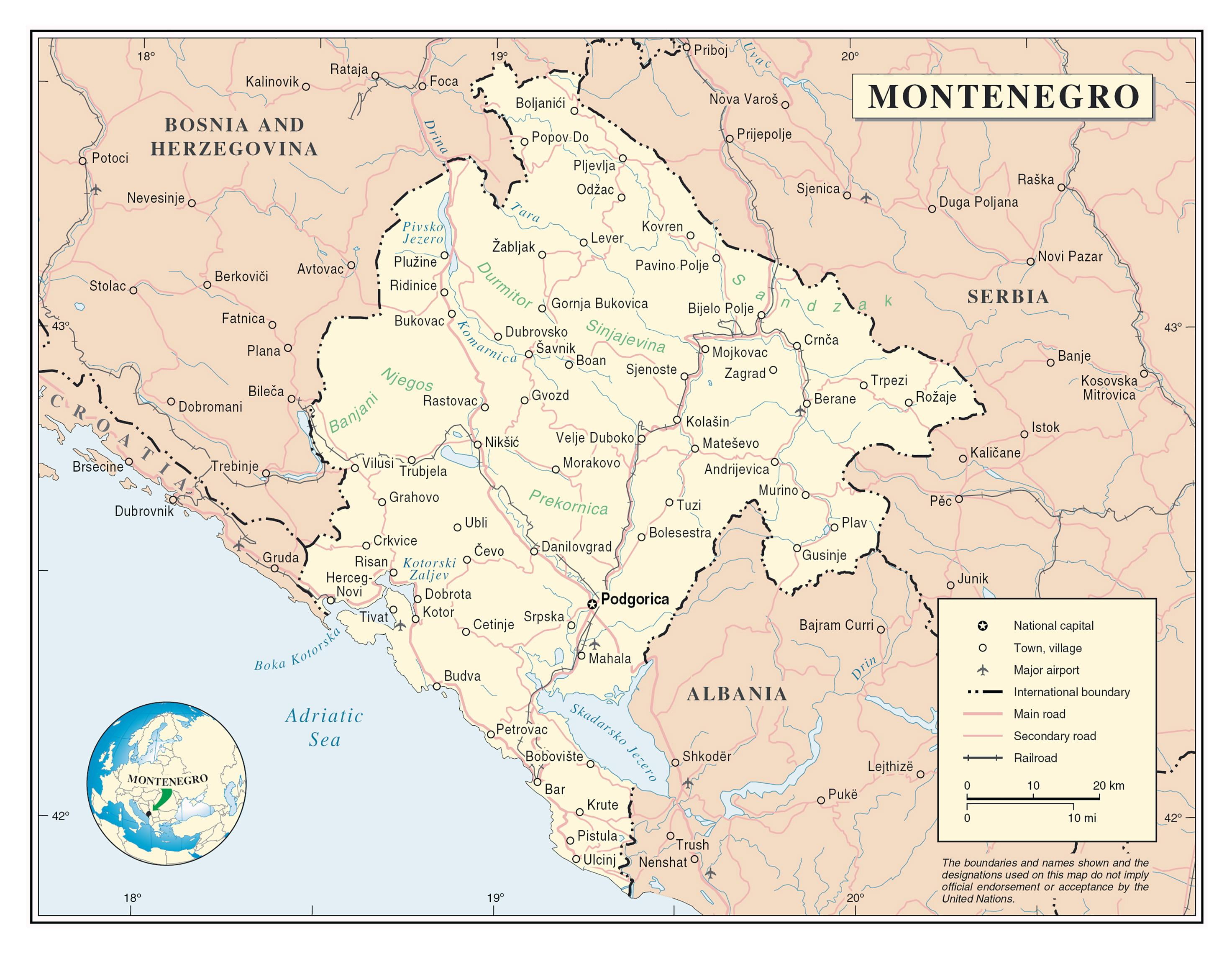 Palmetto Posters 24x31 Laminated Poster: Large detailed political map ...