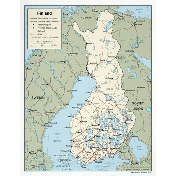 Palmetto Posters Large Scale Political and Administrative Map of ...