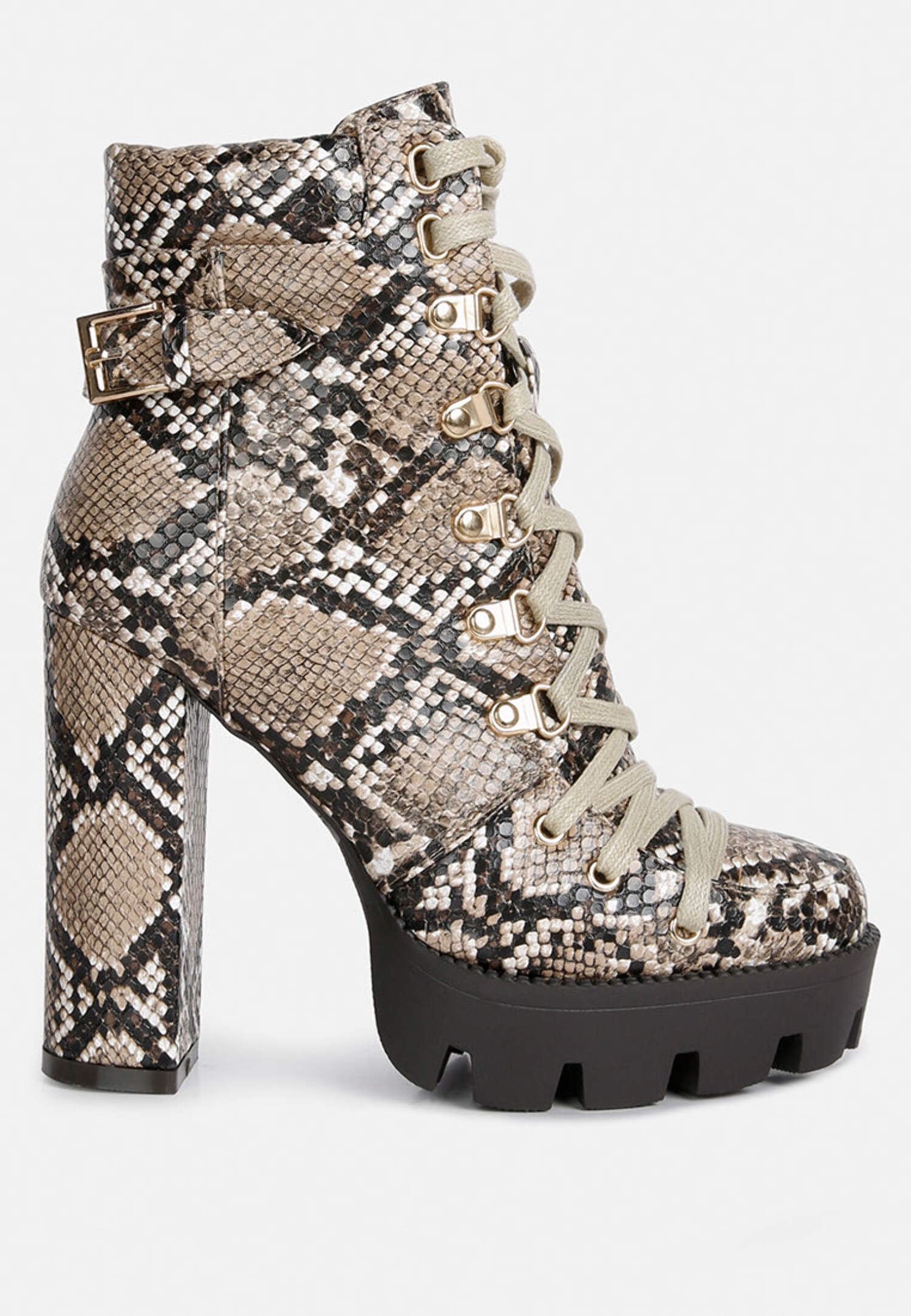 Palmetto Snake Skin Ankle Boots - Walmart.com