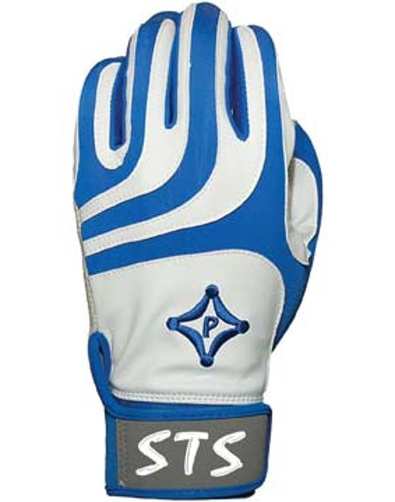 palmgard sts protective batting gloves - white and blue for baseball ...