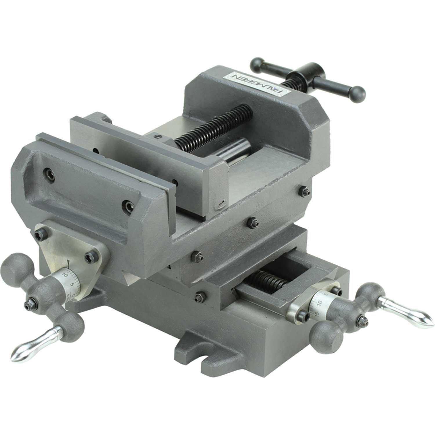 Palmgren 9630801 Horizontal Cross Vise, 8", Cast Iron, Gray - Walmart.com