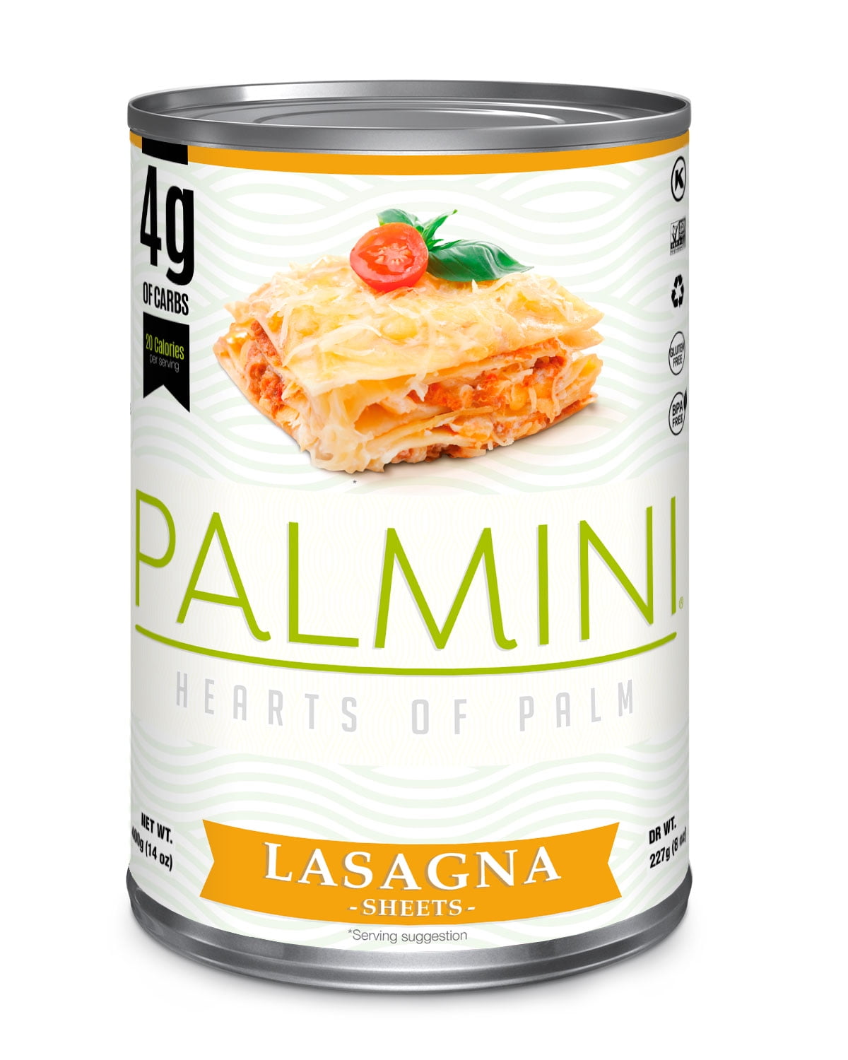 Palmini: Lasagna Hearts of Palm Pasta Sheets , 14 oz. - Walmart.com