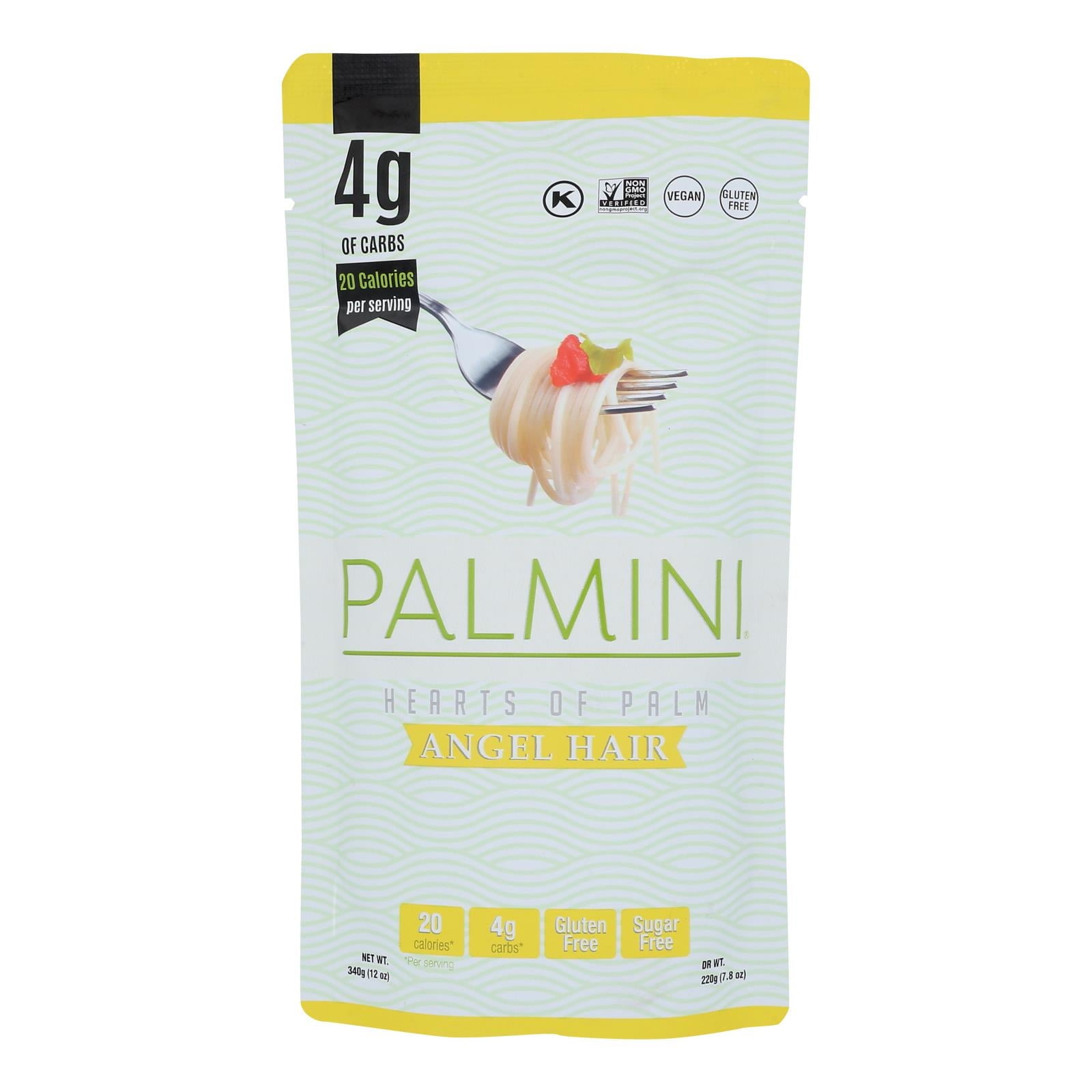 Palmini - Pasta Angel Hair Hrts/plm - Case of 6-12 OZ - Walmart.com