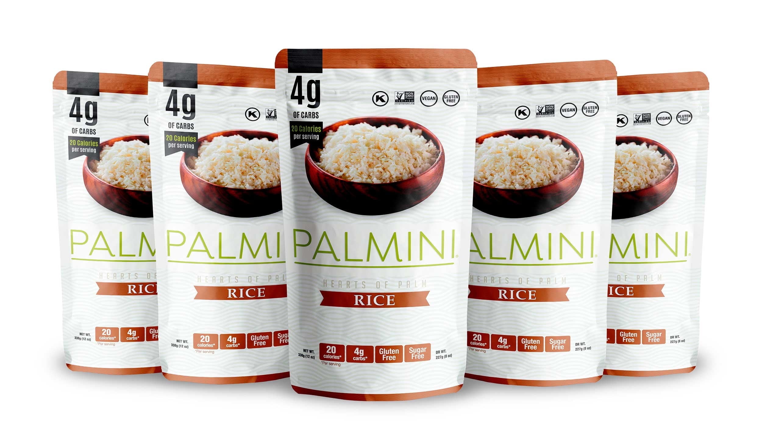 Palmini Rice, Low Carb Hearts of Palm Rice, Keto, Gluten Free, Vegan ...