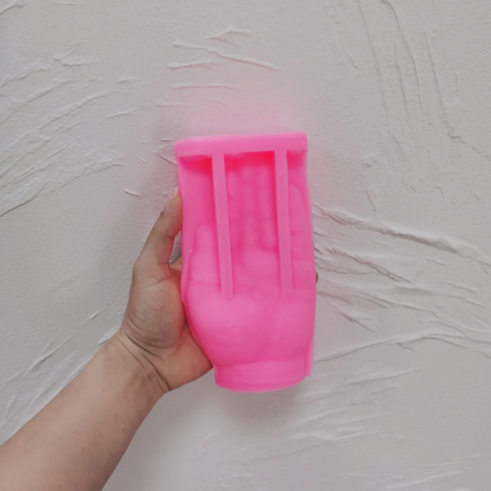 Palmistry Hand Sculpture Candle Mold Ancient Palm hands statue Silicone ...