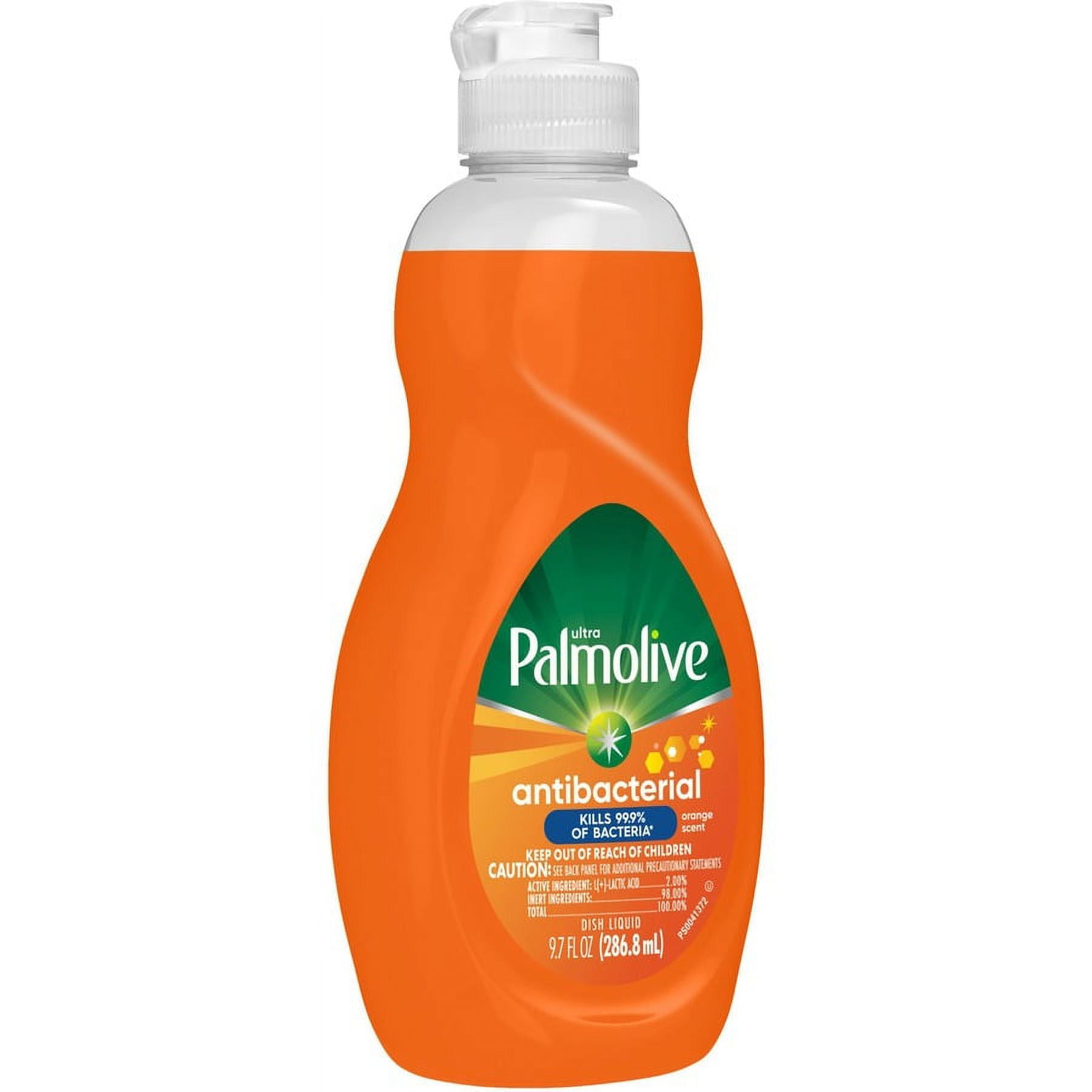Palmolive Antibacterial Ultra Liquid Dish Soap, Orange, 9.7 Oz, 2 Pack ...