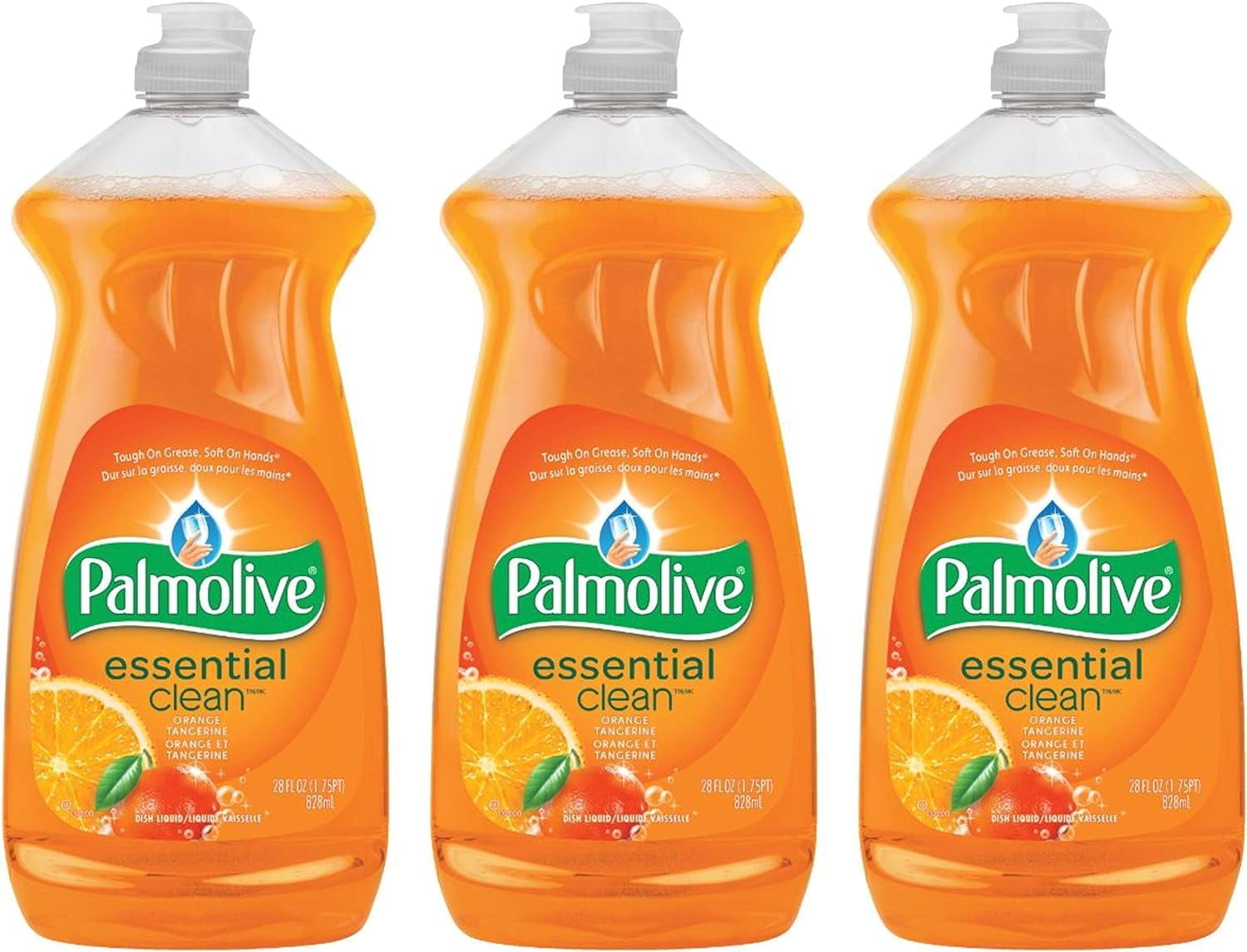 Palmolive Essential Clean Dishwashing Liquid Value Pack, Orange ...