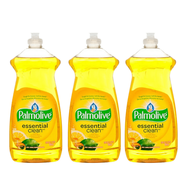 Palmolive Liquid Dish Soap , Essential Clean Lemon Citrus Zest 28 Fl Oz ...