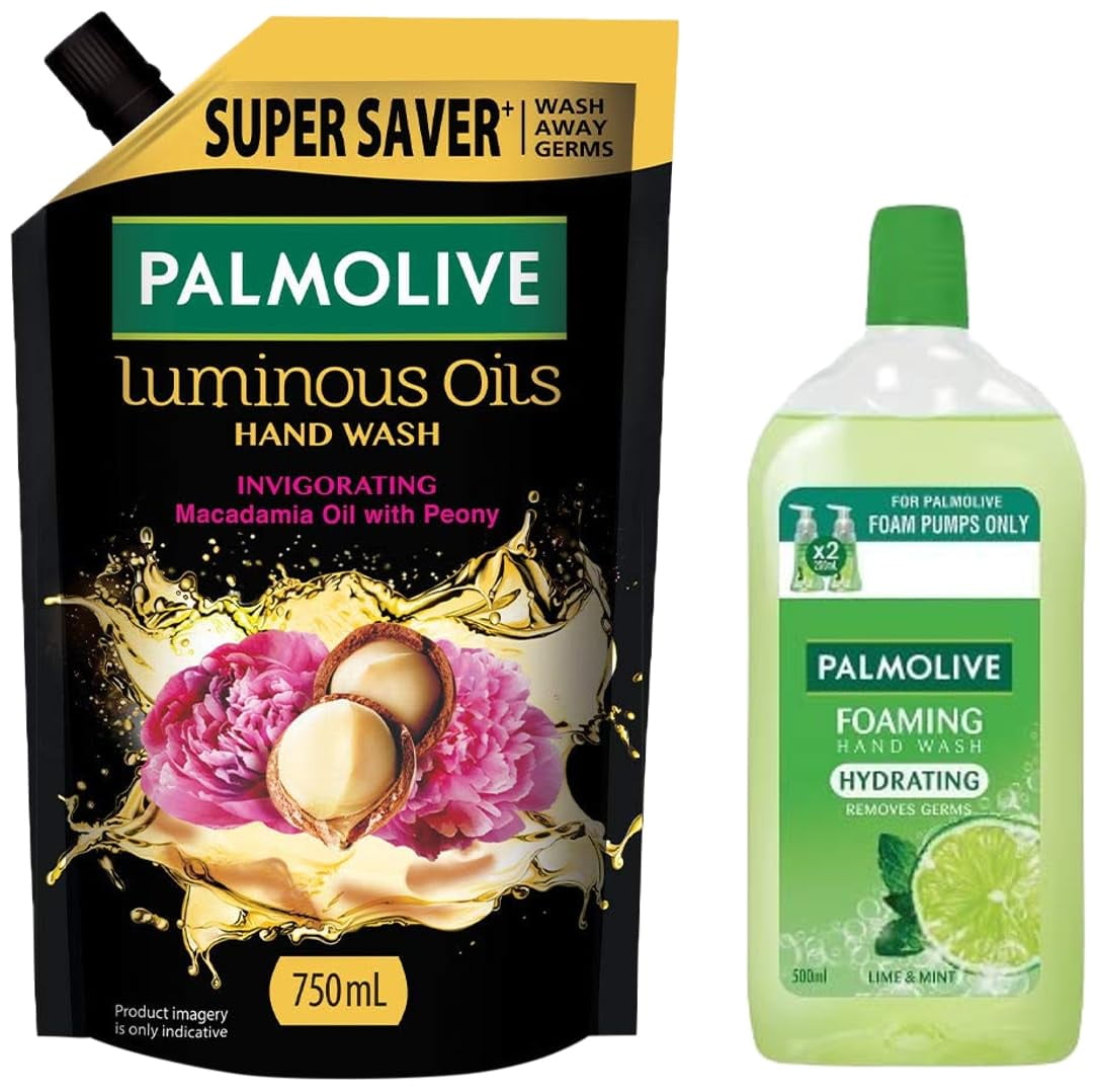Palmolive Luminous Oils Invigorating Liquid Hand Wash 750ml Refill Pack ...