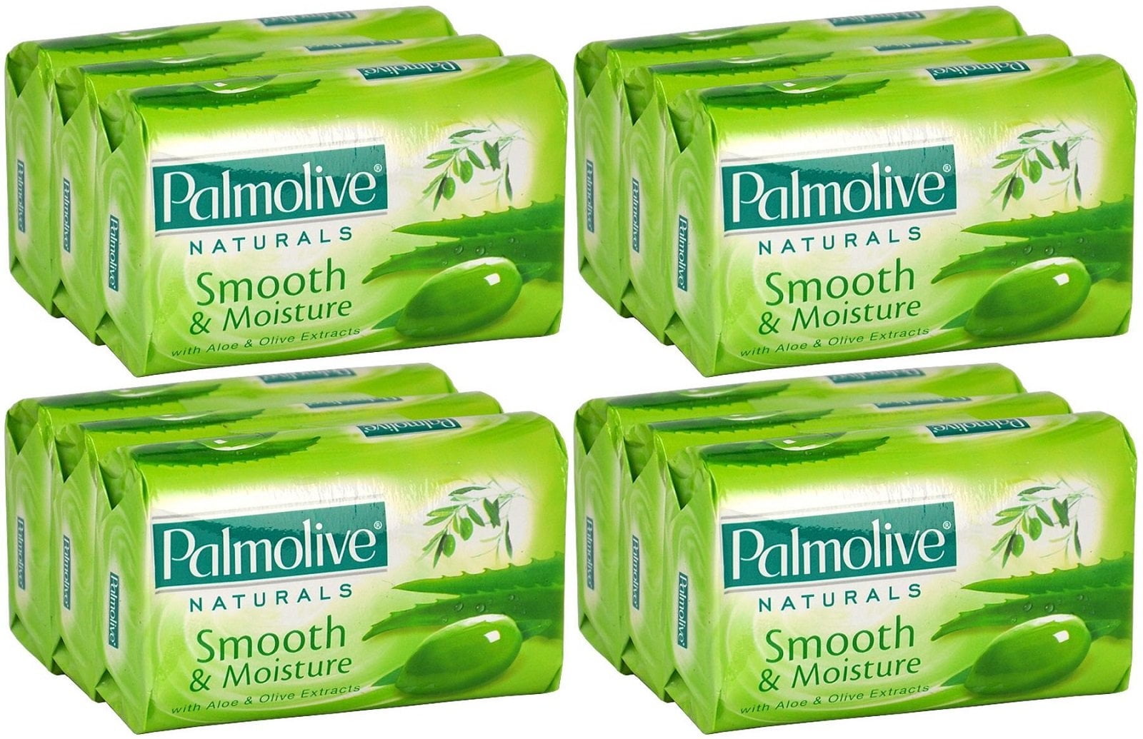 Palmolive Naturals Moisture Care Bar Soap, 80g / 2.8oz, 3pk (Pack of 4 ...