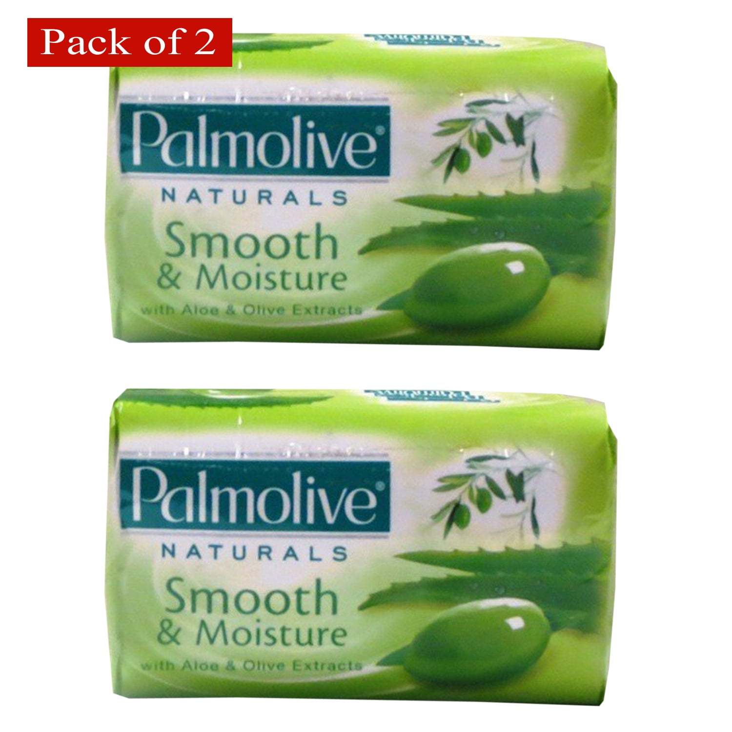 Palmolive Smooth & Moisture Bar With Aloe & Olive Extracts 80g (Pack of ...