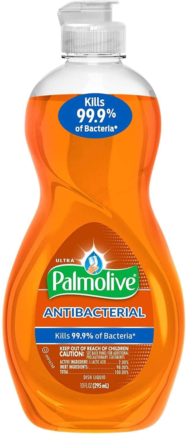 Palmolive Ultra Dish Liquid Anti-Bacterial Orange, 10 oz - Walmart.com