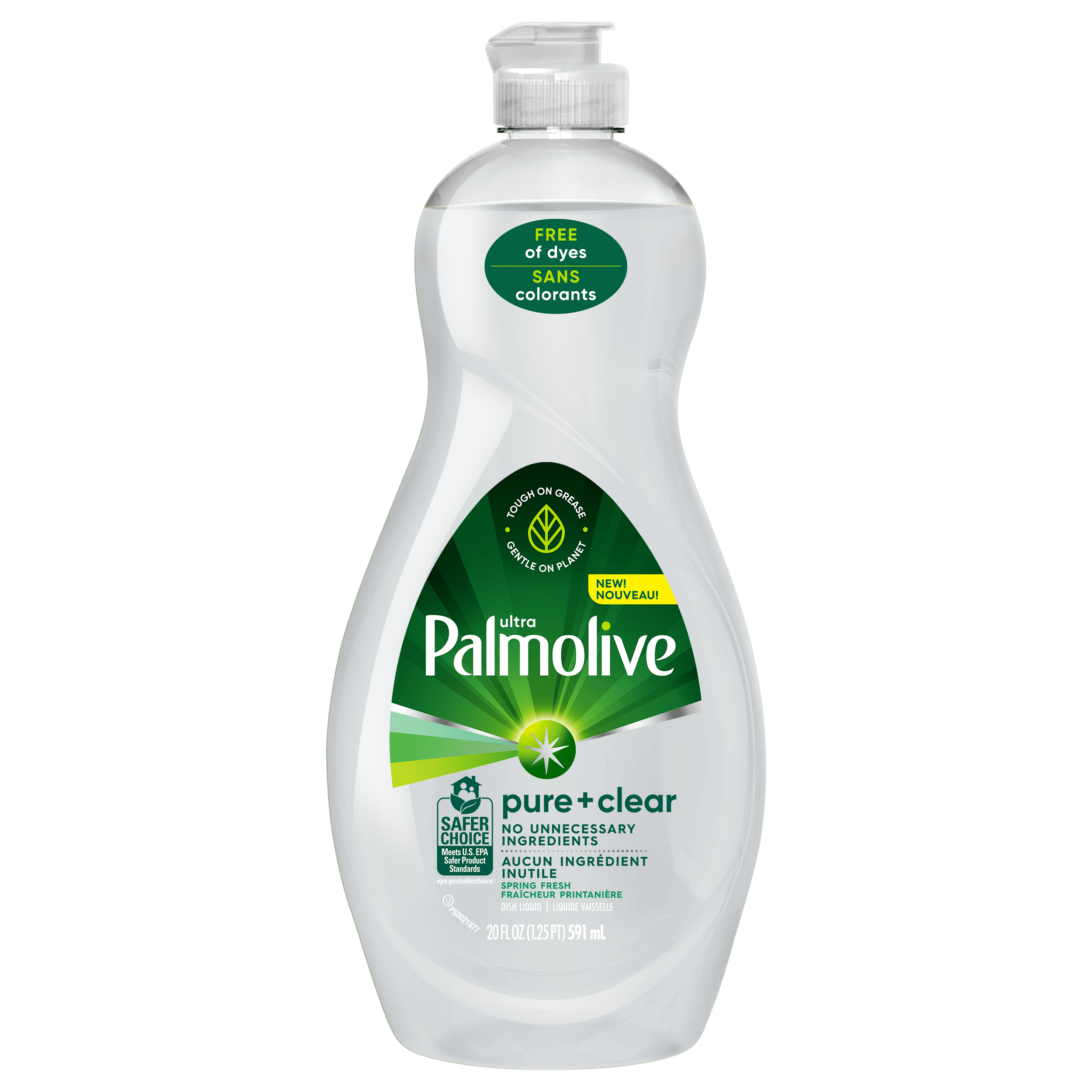 Palmolive Ultra Pure Clear Spring Fresh 20oz Liquid Dish Soap
