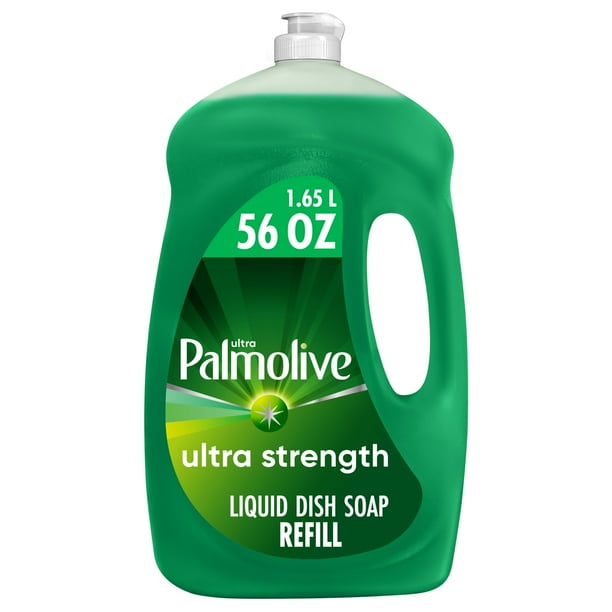 Palmolive Ultra Dishwashing Liquid Dish Soap, Ultra Strength Original- 56 Fluid Ounce - Walmart ...