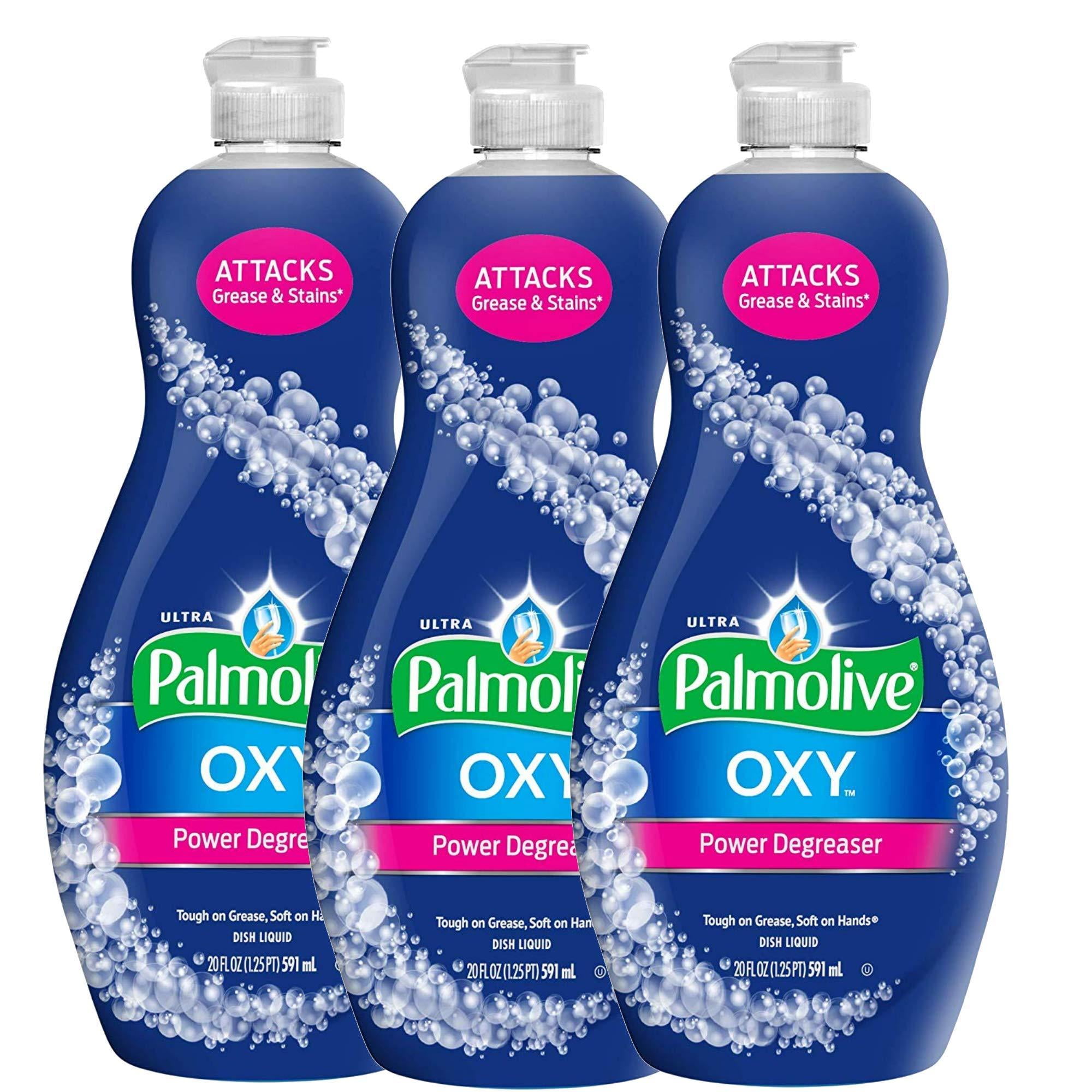 Palmolive Ultra Oxy Power Degreaser Dish Soap, 60 Fluid Ounce, 3 Pack x ...