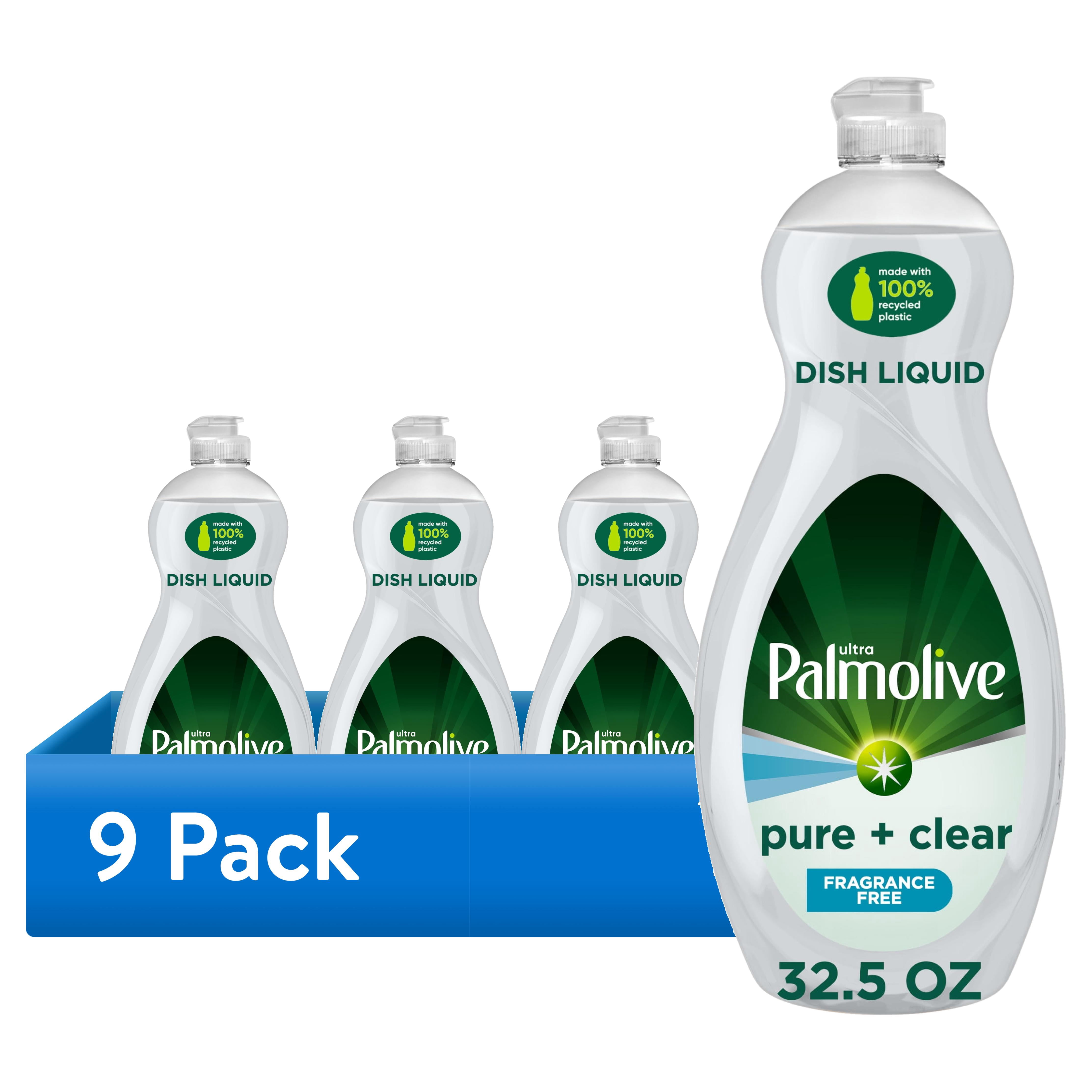 Palmolive Ultra Pure + Clear Unscented Liquid Dish Soap, Fragrance Free ...