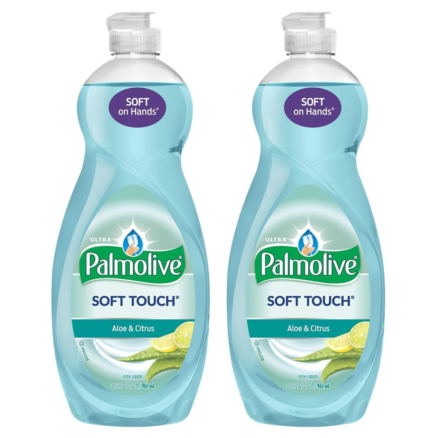 Palmolive Ultra Soft Touch Aloe & Citrus Dish Soap, 32.5oz, 2 Pack ...