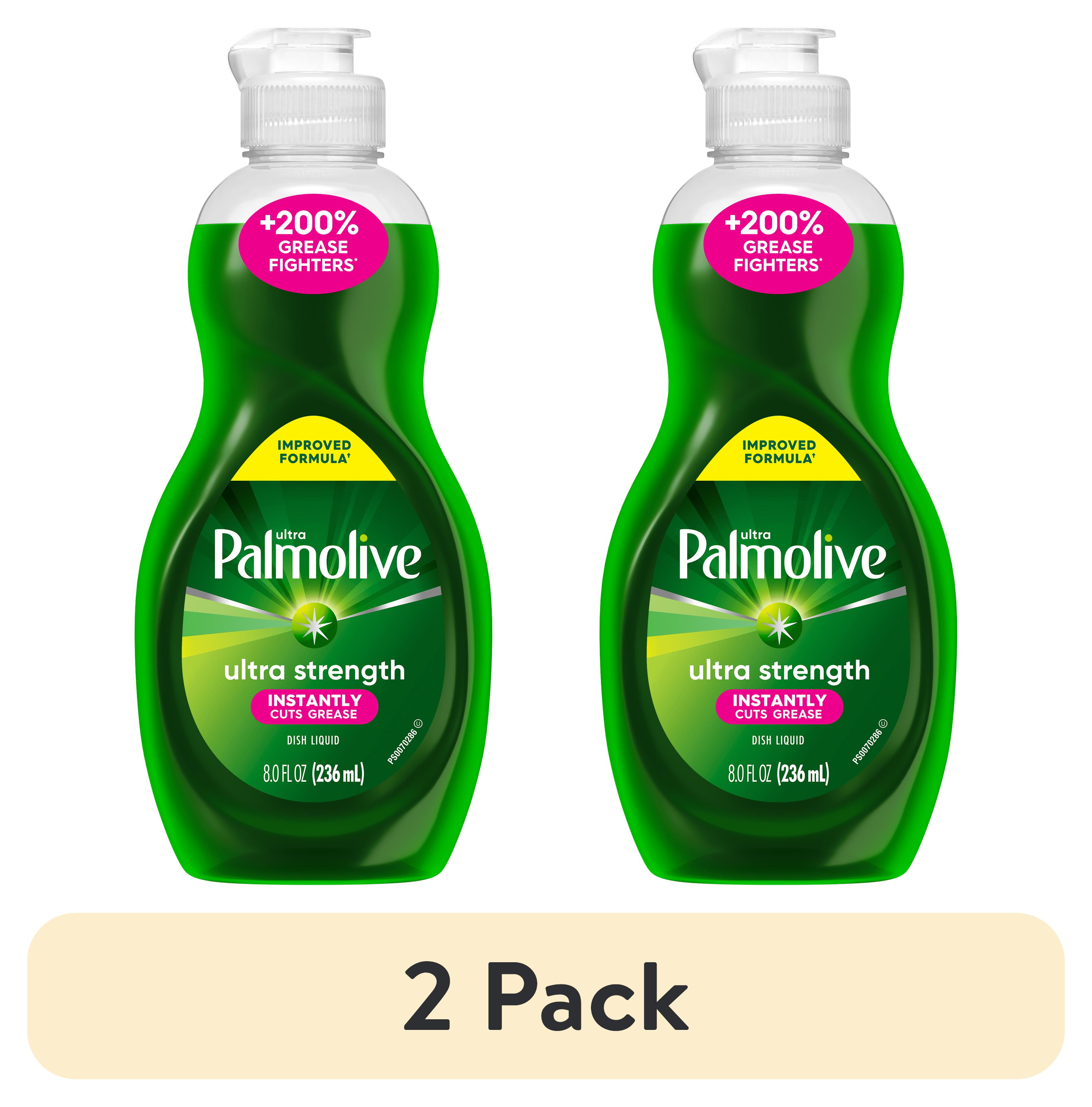(2 pack) Palmolive Ultra Strength Liquid Dish Soap, 8.0 fl oz Bottle ...