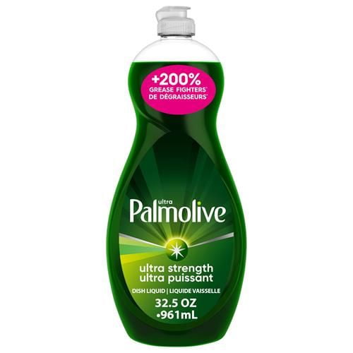 Palmolive Ultra Strength Liquid Dish Soap, Original Green, 32.5 Fluid ...